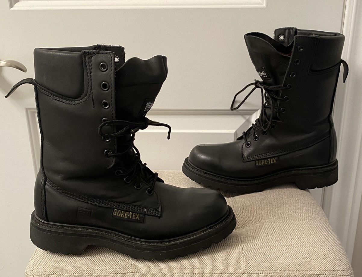 Vintage Vintage Prospector Boots Leather Black Goretex Thinsulate | Grailed