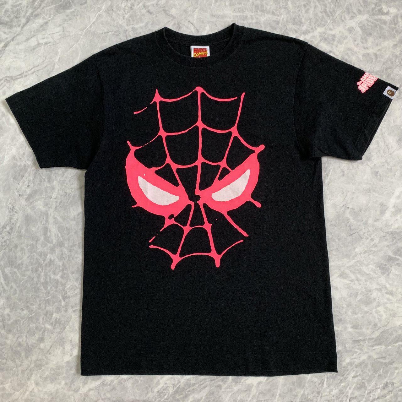Bape × Marvel Comics BAPE A BATHING APE SPIDER-MAN MARVEL COMICS T ...