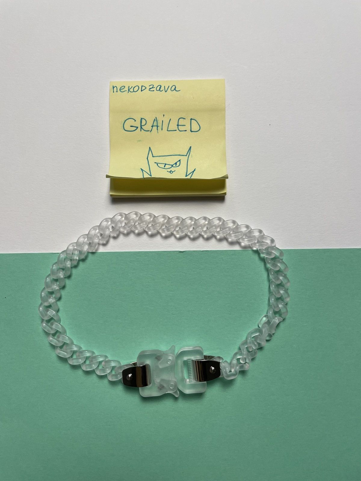 Alyx Alyx Transparent Chain Necklace | Grailed