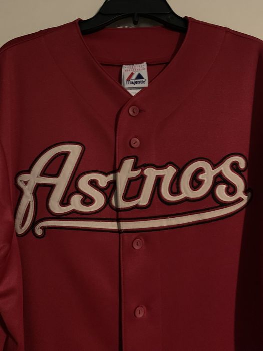 Majestic Vintage Houston Astros Brick Red Jersey | Grailed