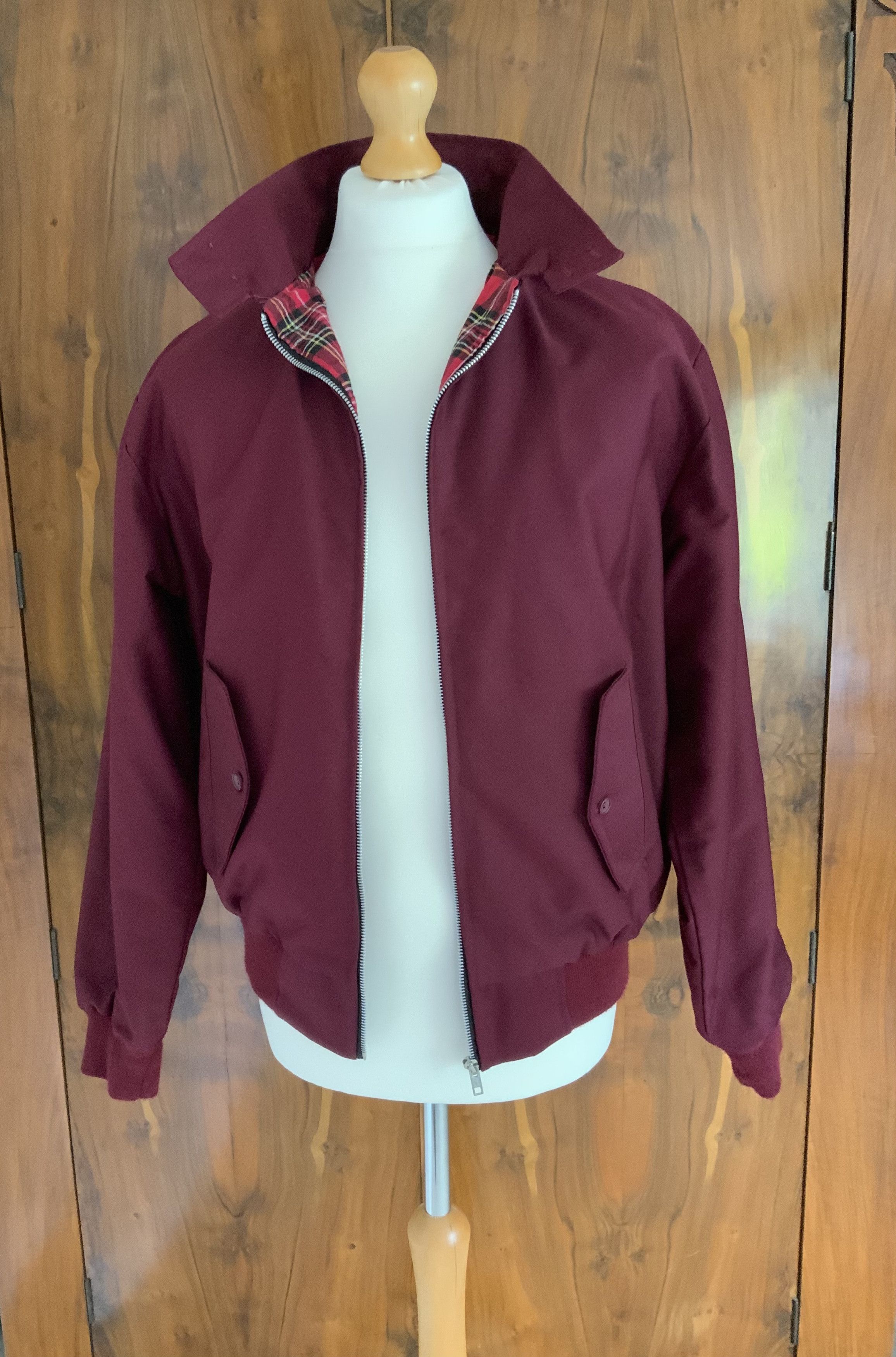 Other Maroon Harrington jacket ska mod skinhead bomber | Grailed