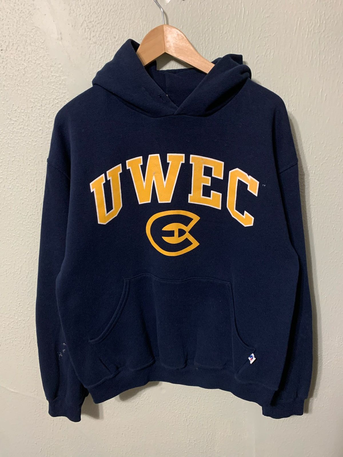 Russell Athletic × Vintage Vintage Russell Athletic UWEC Hooded ...