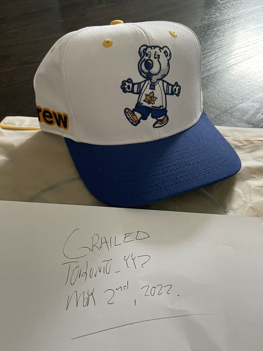 Drew House Drew House X Leafs Carlton Snapback Hat White/Blue | Grailed