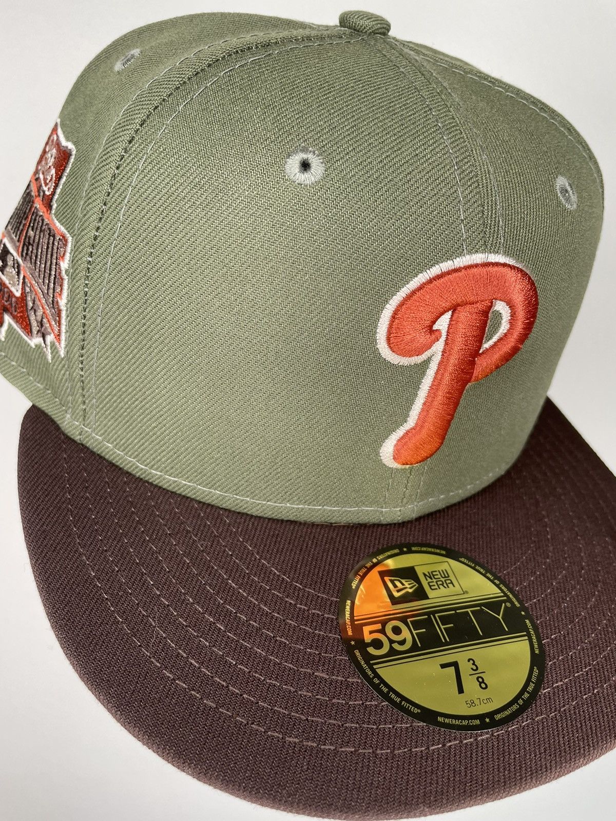 New Era Philadelphia Phillies olive/rust ALL STAR 7 3/8 SPORTSWORLD ...