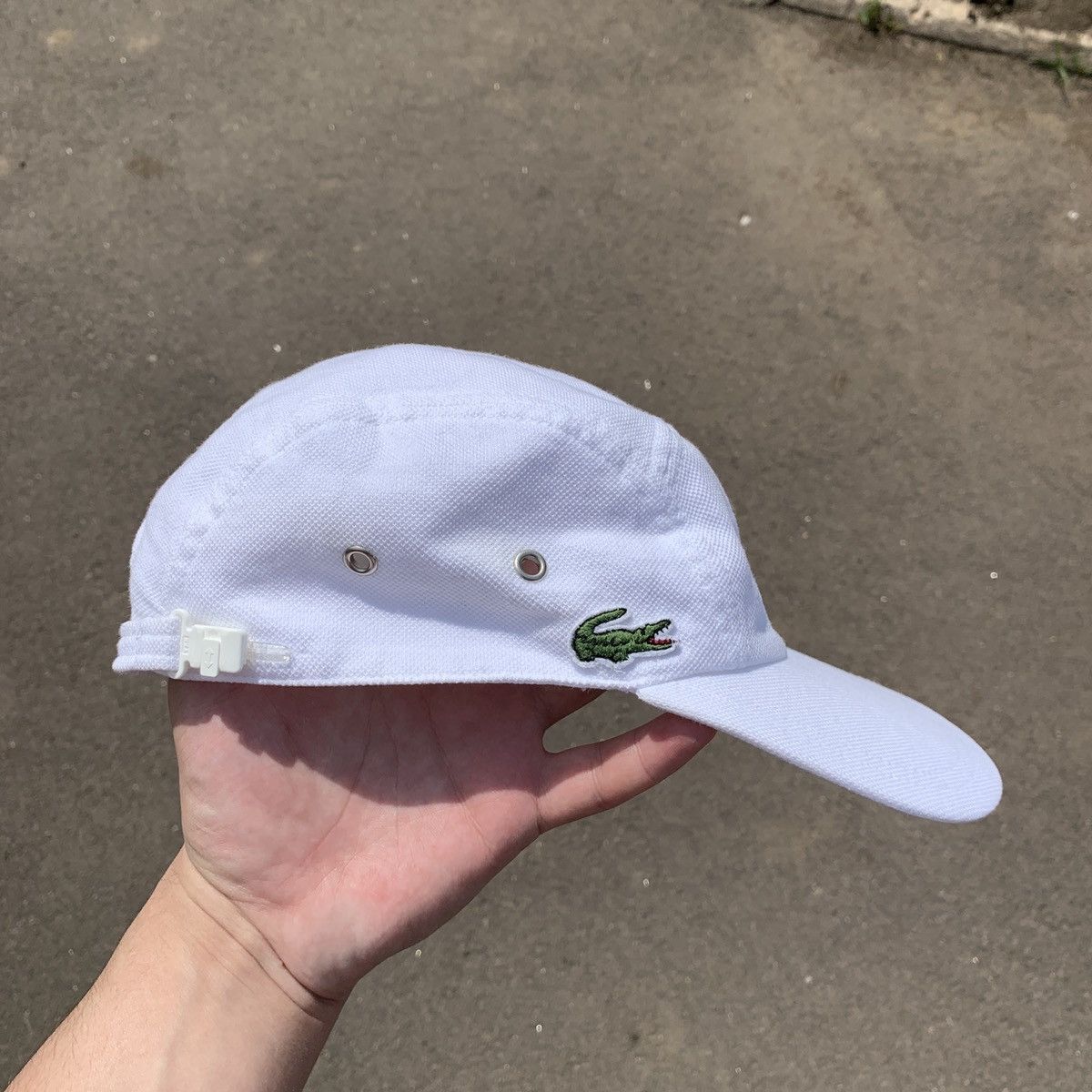 Lacoste × Vintage Lacoste 5 panel cap | Grailed