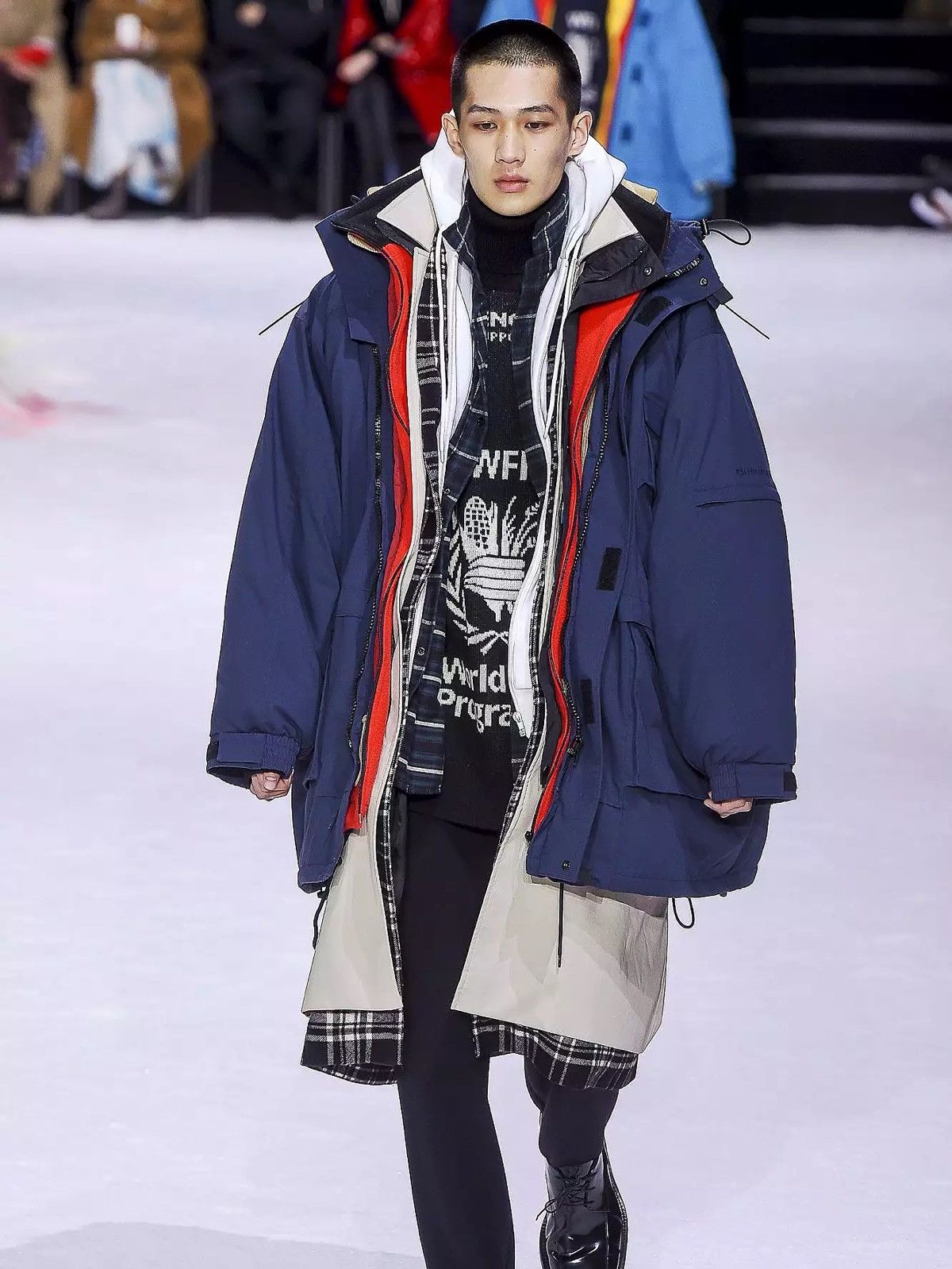 Balenciaga Balenciaga AW18 7-Layer Parka Jacket | Grailed