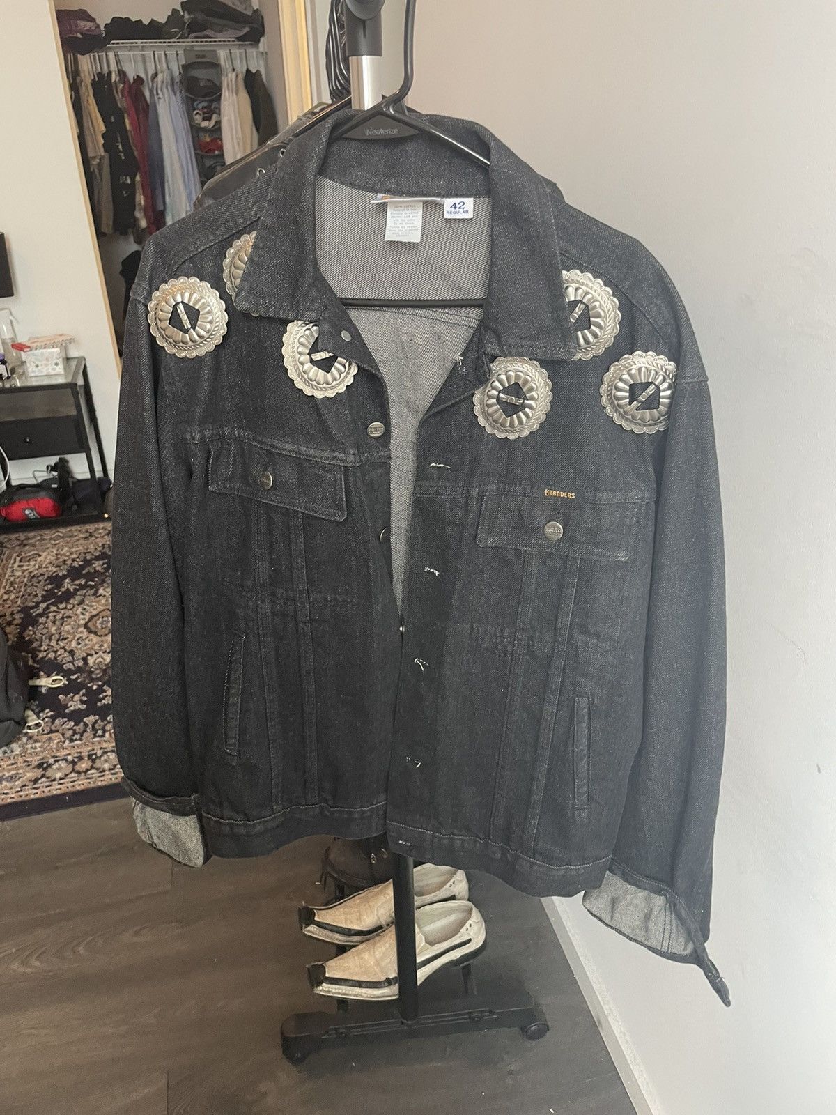 Custom Black Custom Dickies Denim Jacket | Grailed