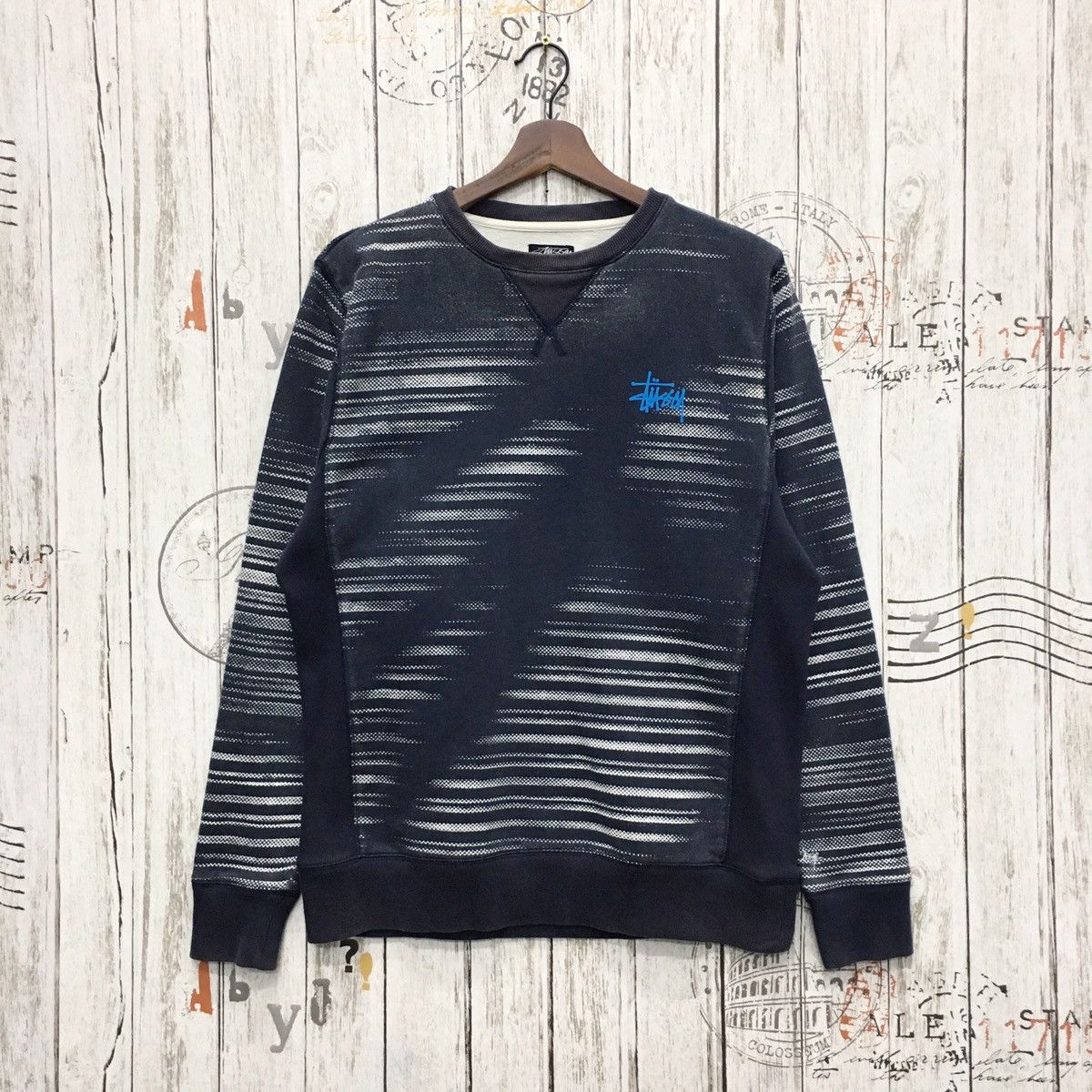 Stussy Rare Design Stussy Small Spellout Striped | Grailed