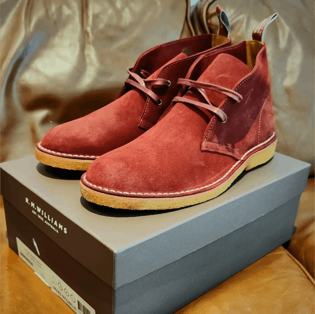 R.M. Williams R.M Williams Sturt Desert Suede Leather Boots in Rustic ...