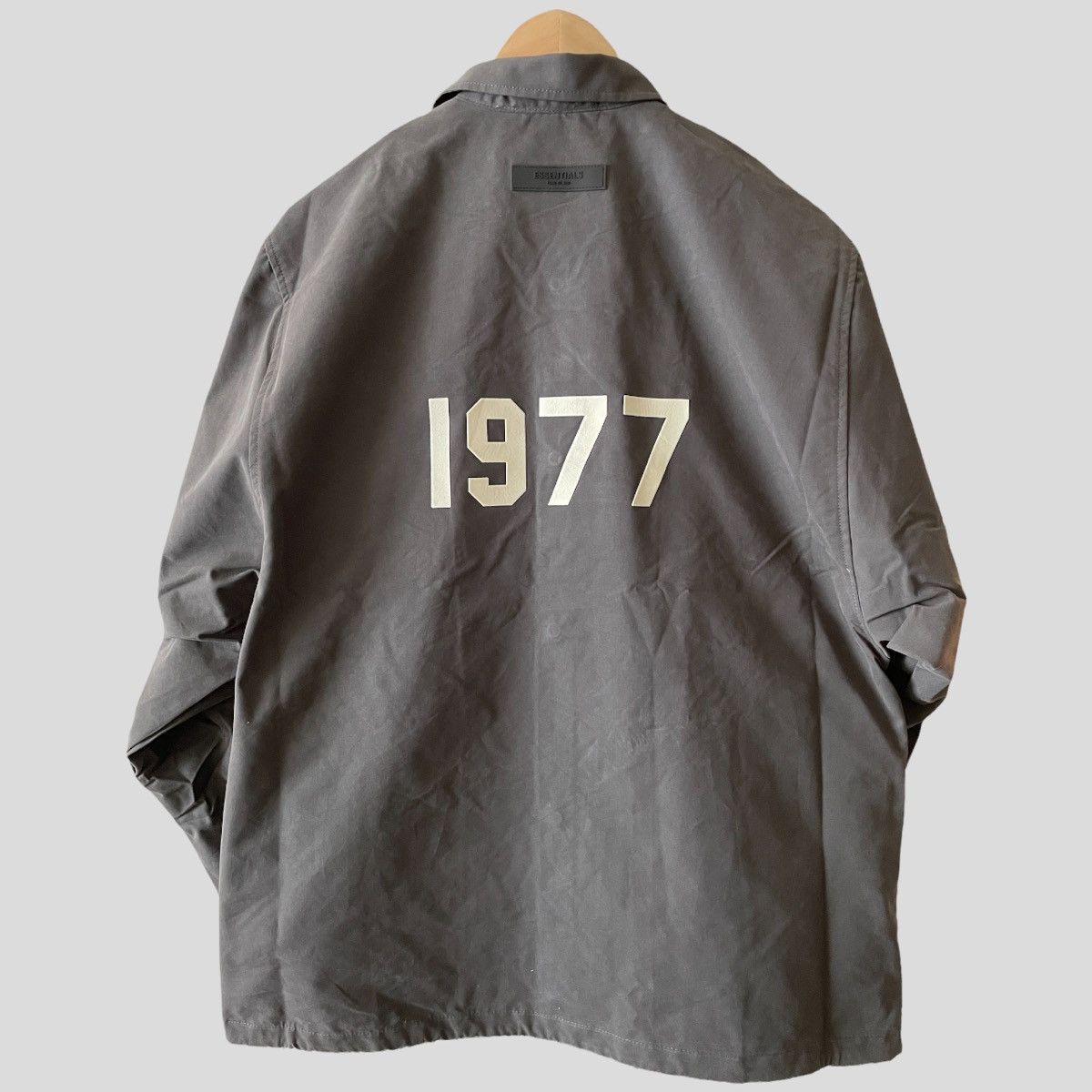 Fear of God Fear of God Essentials 1977 Coaches Jacket Iron | Grailed
