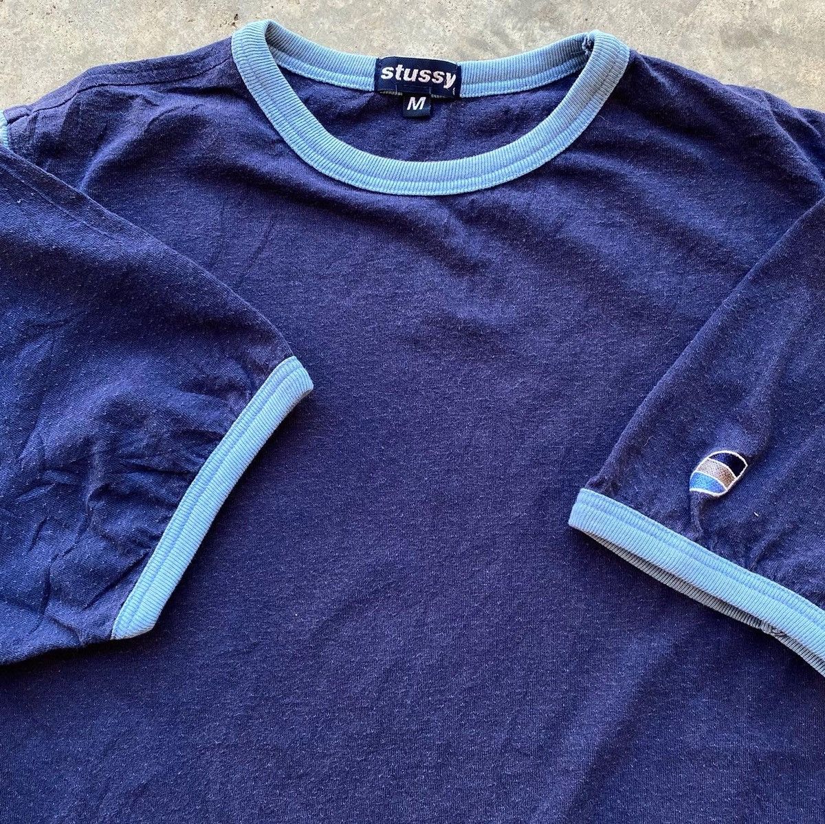 Vintage Vtg.90s Stussy Ringer Shirt (USA) | Grailed