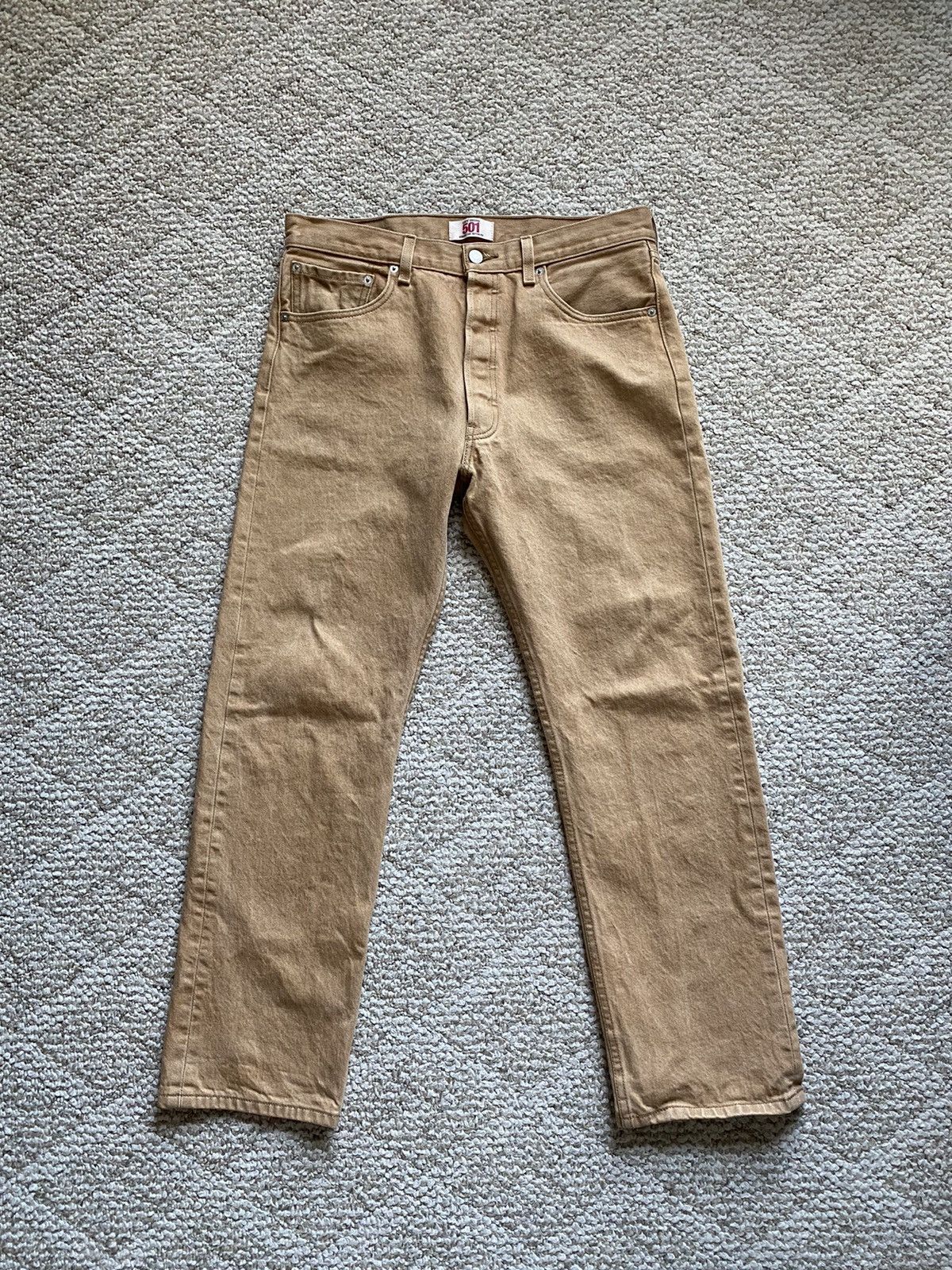 Levi's × Levi's Vintage Clothing × Vintage Vintage Levi’s 501 Denim Tan ...
