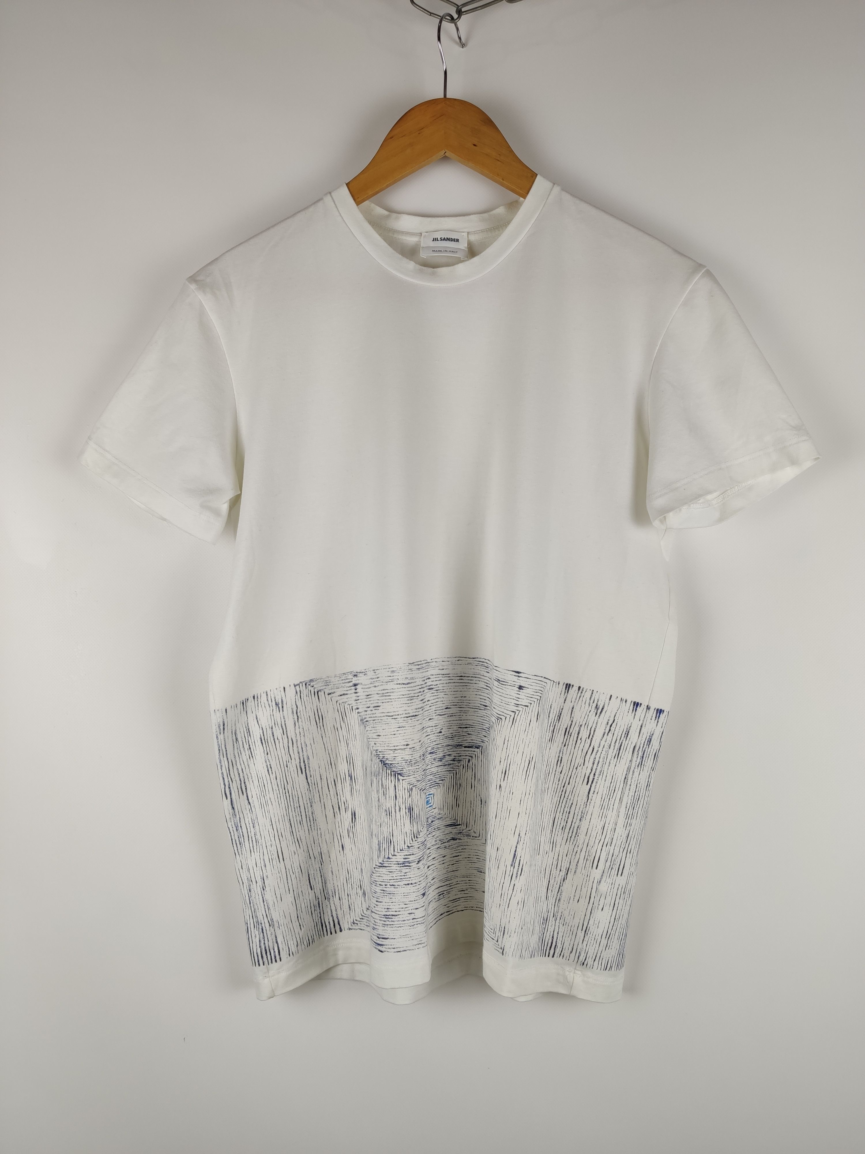 Jil Sander Jil Sander White Tee with print | Grailed