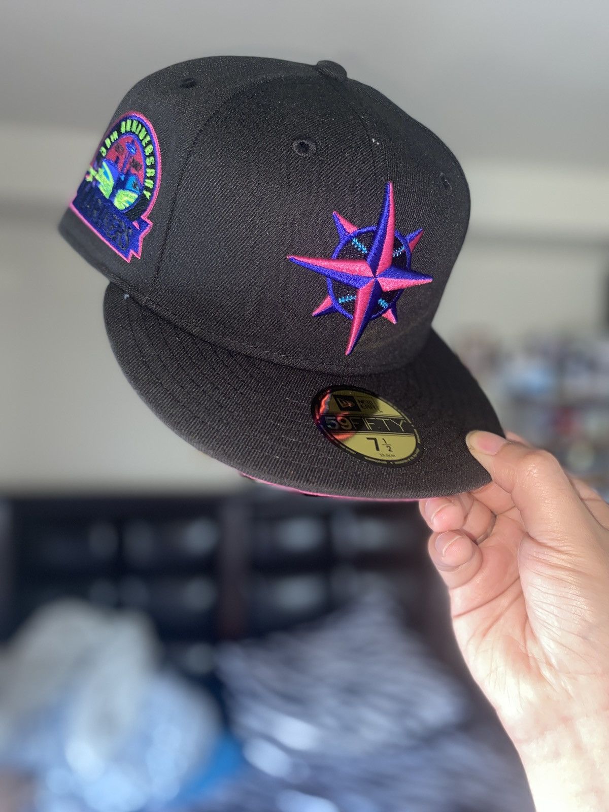 New Era Exclusive cyberpunk compass Seattle Mariners fitted cap | Grailed