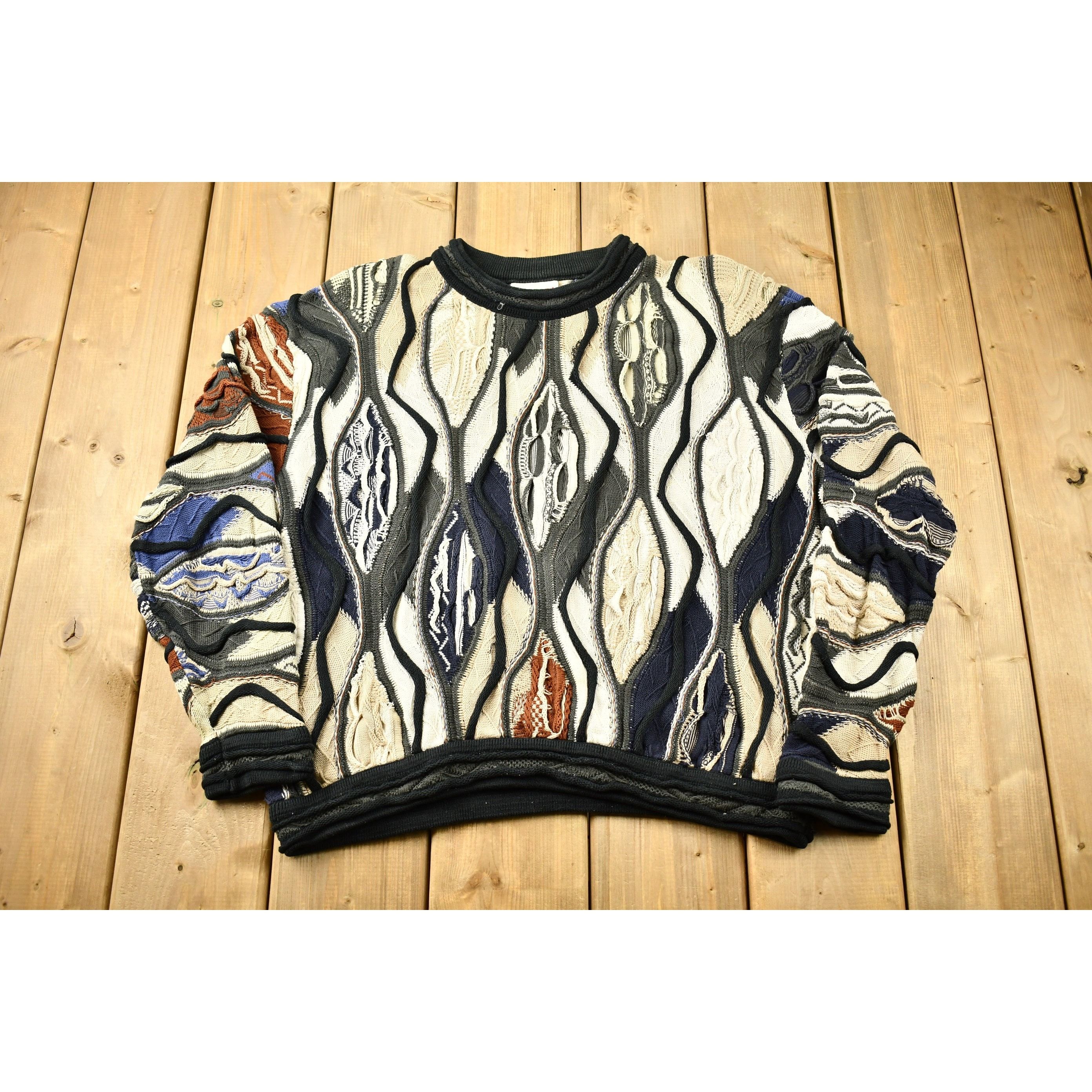 Vintage Vintage 1990s Coogi Australia 3D Cable Knit Sweater | Grailed