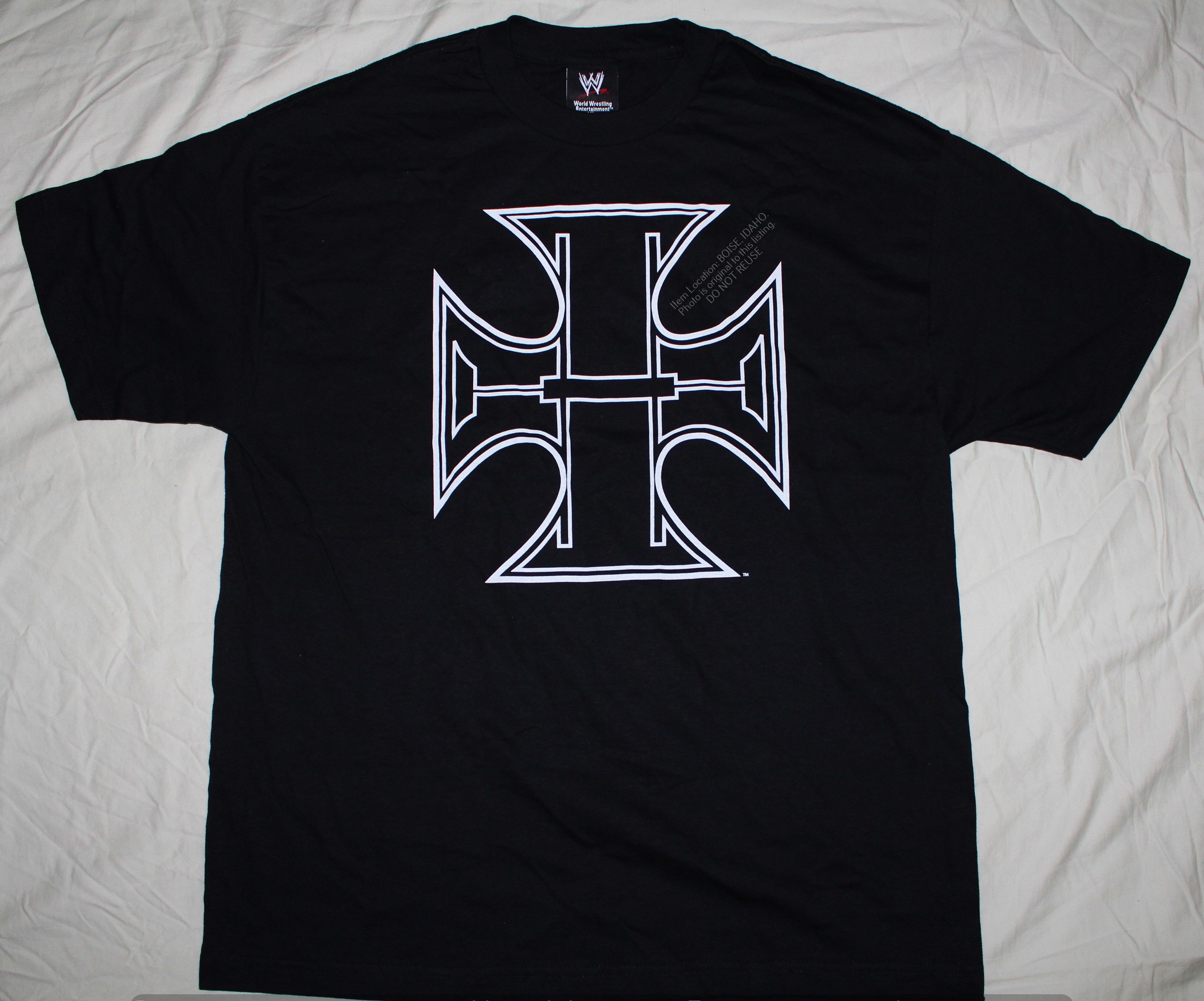 Vintage Triple H No Hype Necessary Iron Cross shirt new unworn HHH ...