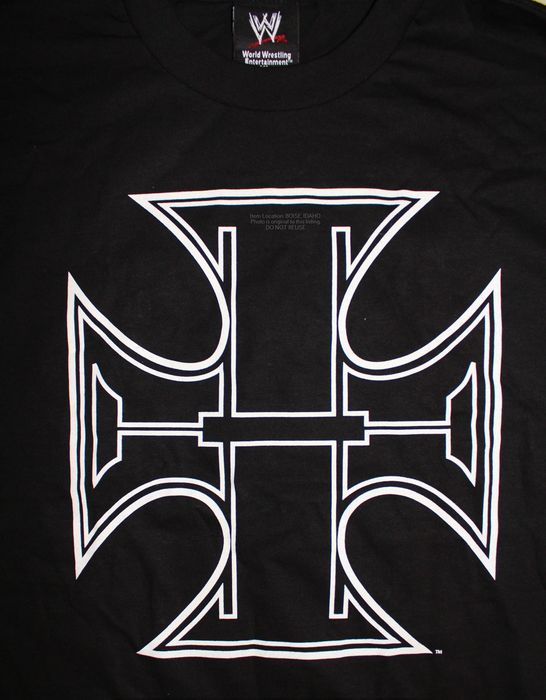 Vintage Triple H No Hype Necessary Iron Cross shirt new unworn HHH ...