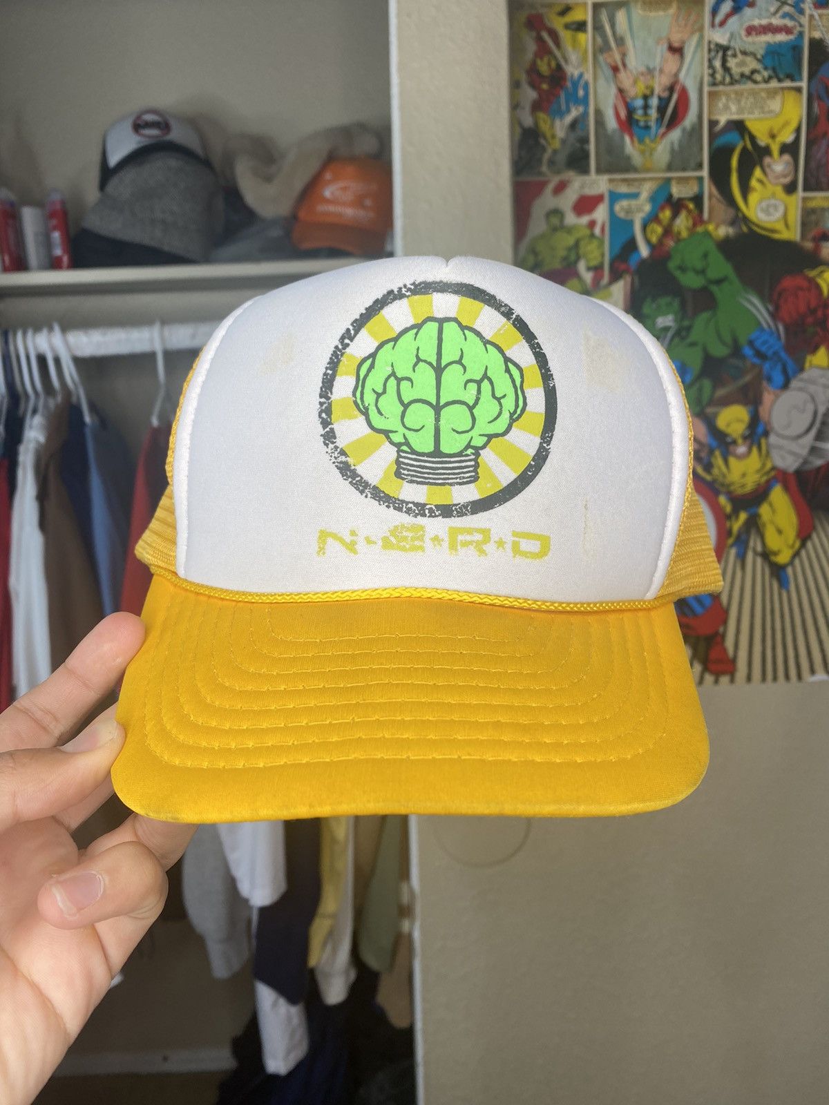 Pharrell RARE 2000s N.E.R.D Hat | Grailed