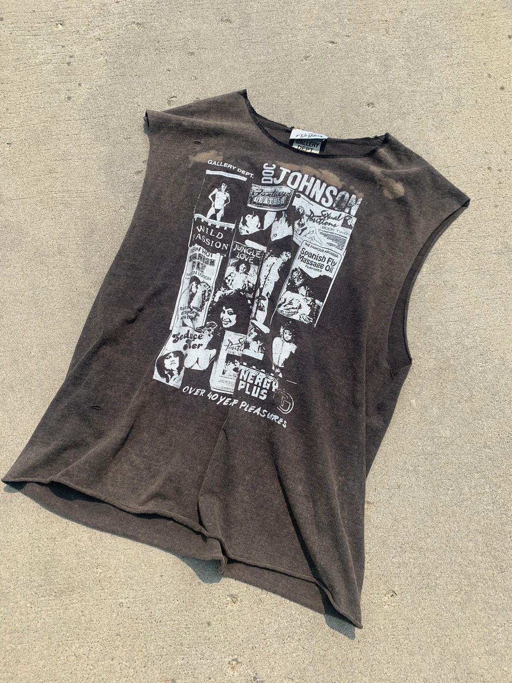 Gallery Dept. × Vintage Gallery Dept Doc Johnson Cut Off T-Shirt | Grailed