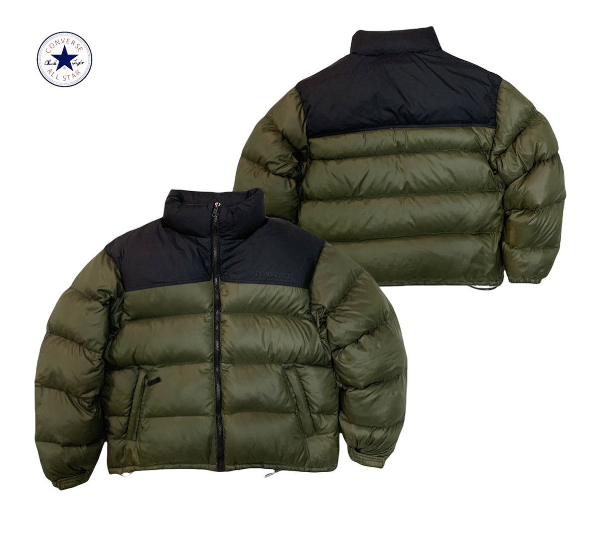 Converse × Streetwear 🔥Converse Boston Mass USA Puffer Jacket | Grailed