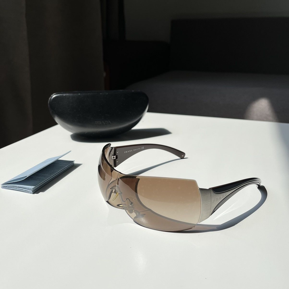 Prada Prada Mask Sunglasses RARE ! | Grailed