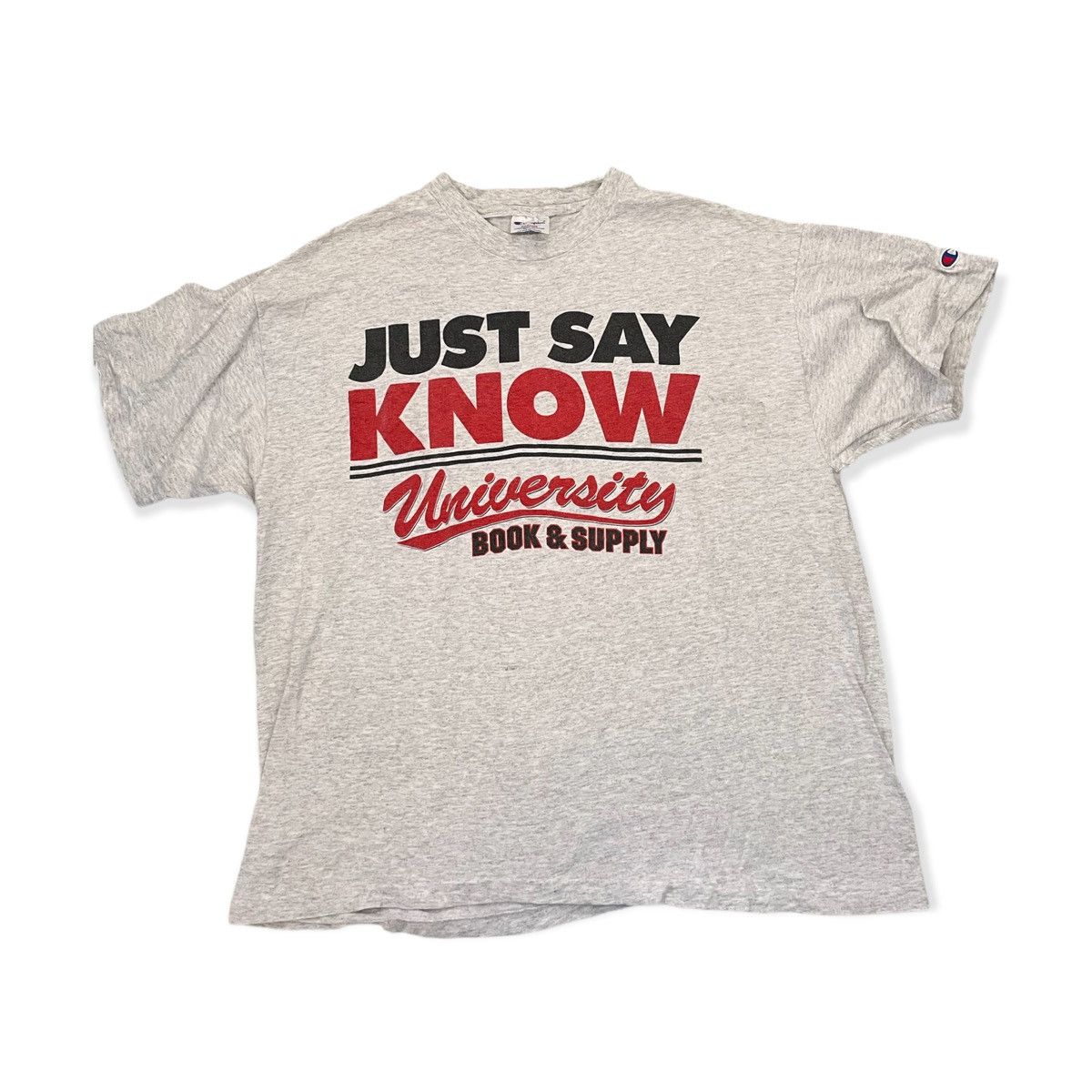 Champion × Vintage Just Say Know University and Book Supply Vintage ...