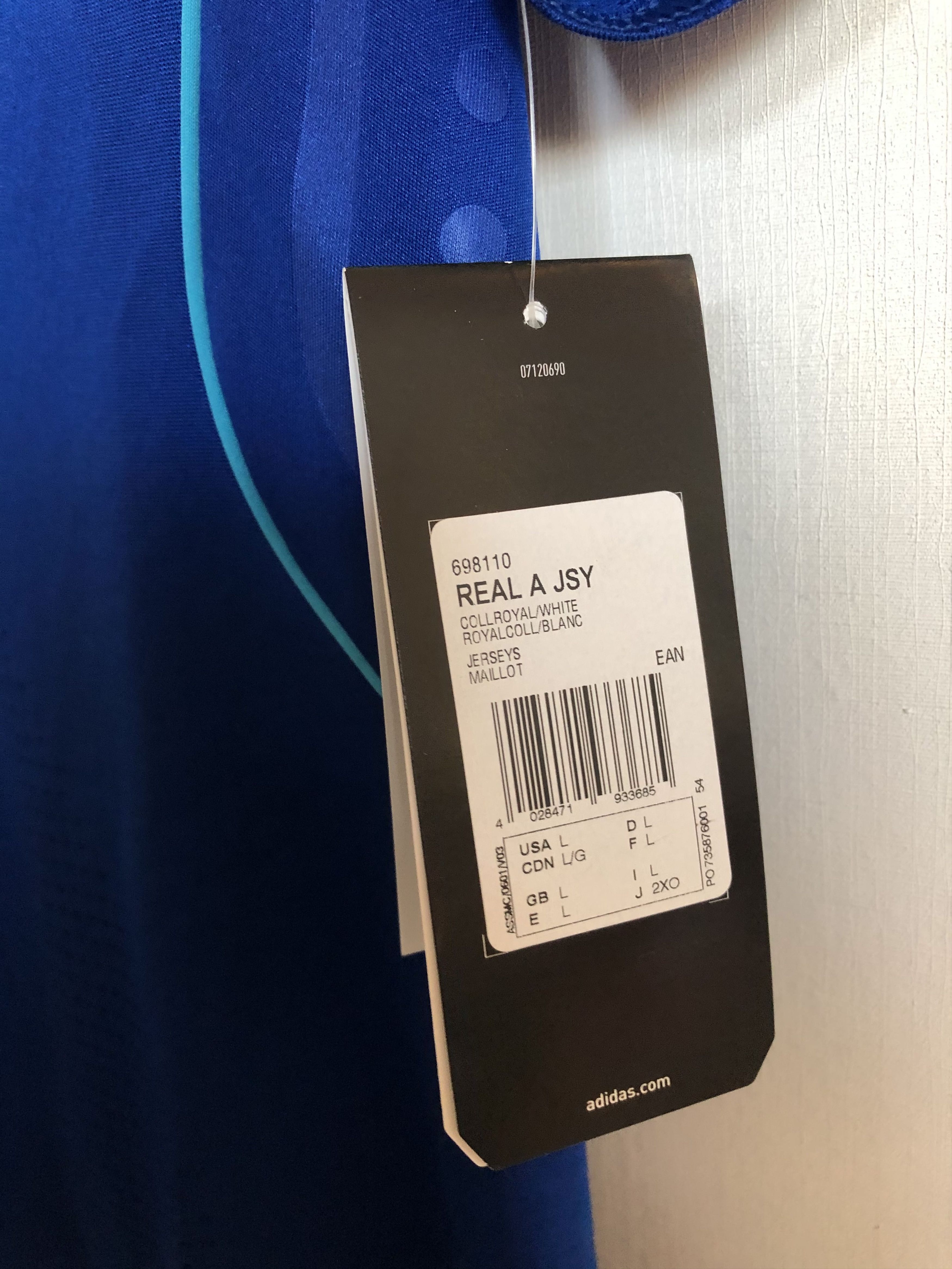 Adidas × Fifa World Cup × Real Madrid NEW Adidas Real Madrid Bwin ...