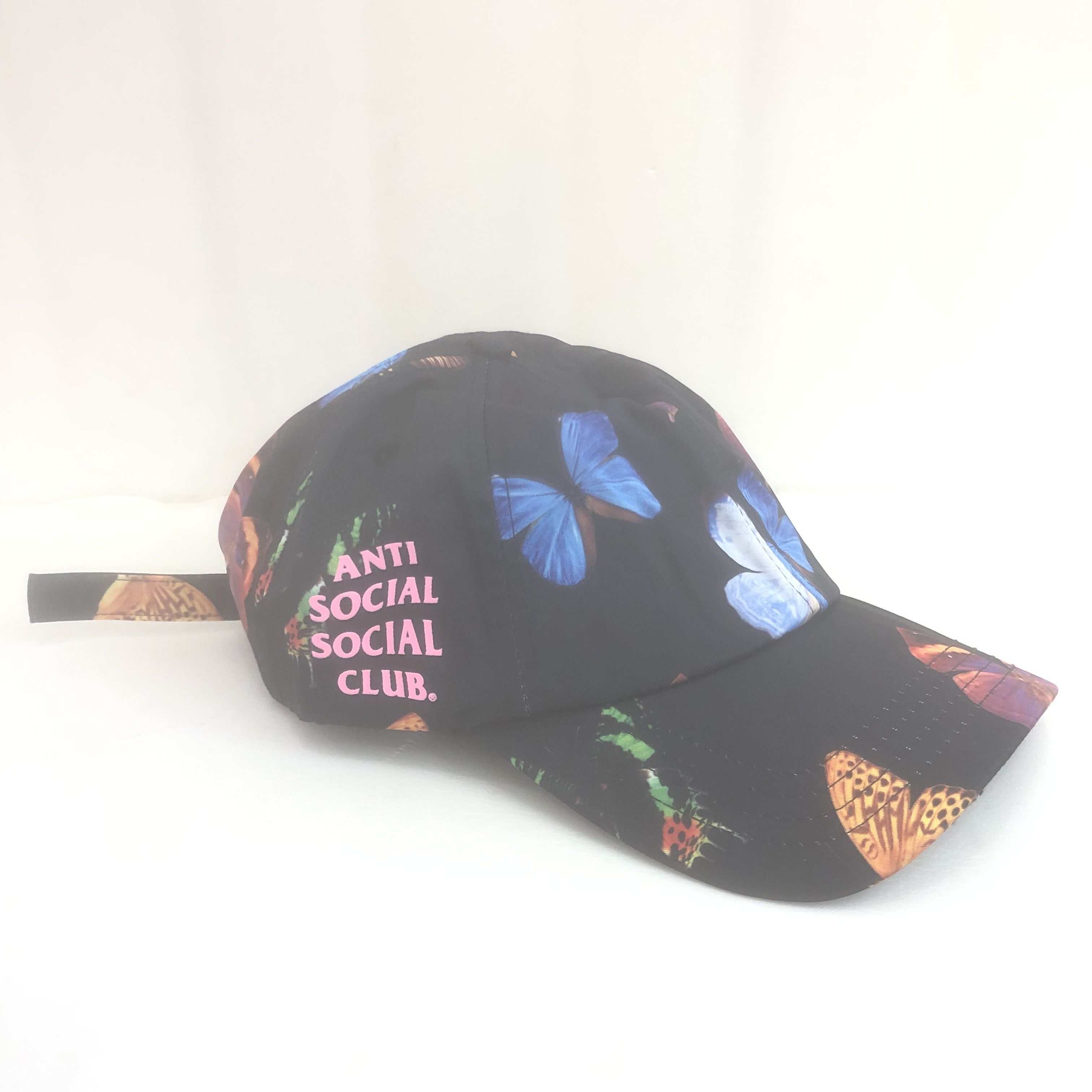 Anti Social Social Club DS Pink ASSC Ashton Black Cap hat BAPE KITH ...