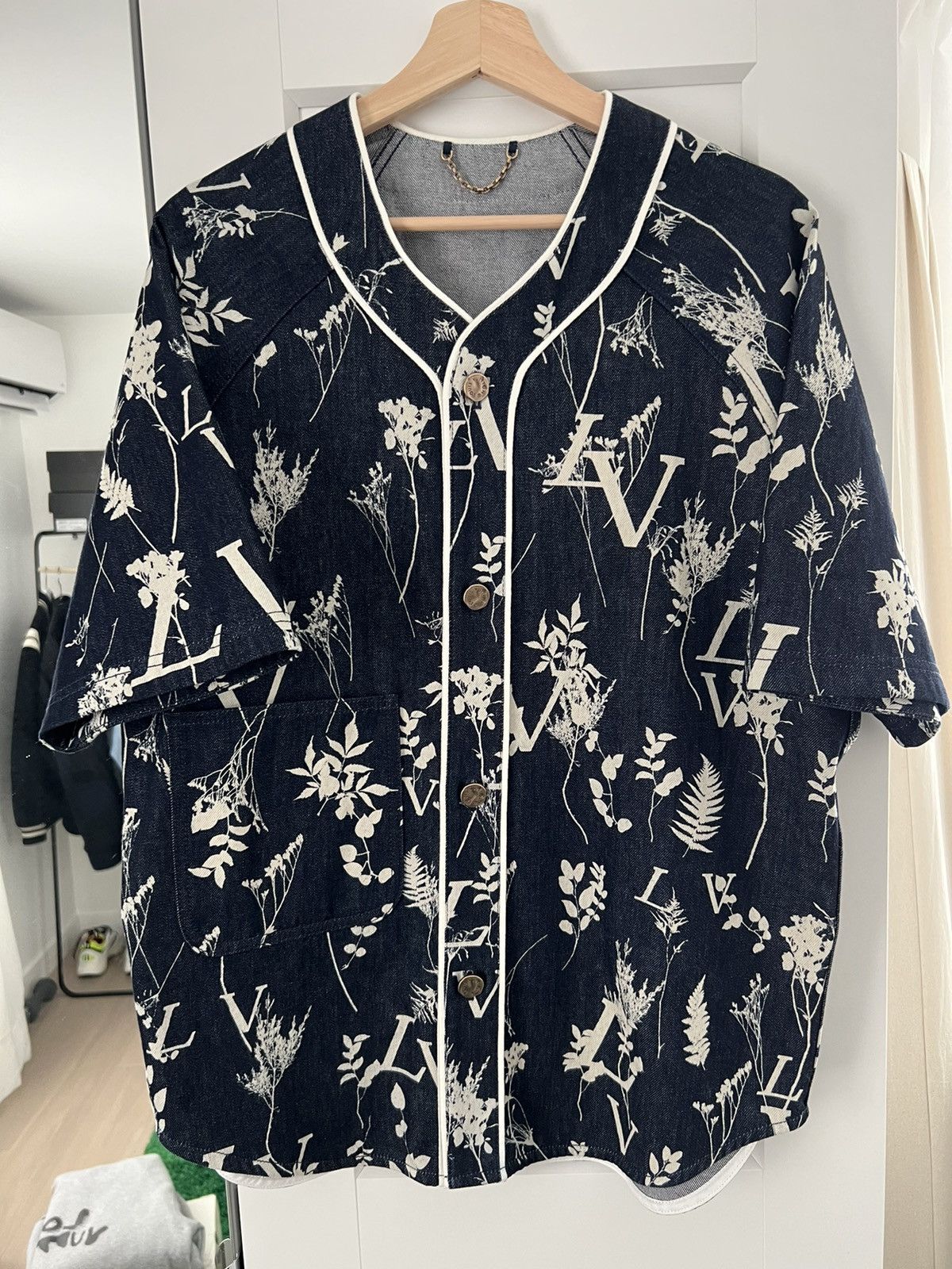 Louis Vuitton Louis Vuitton Baseball Jersey Logo | Grailed