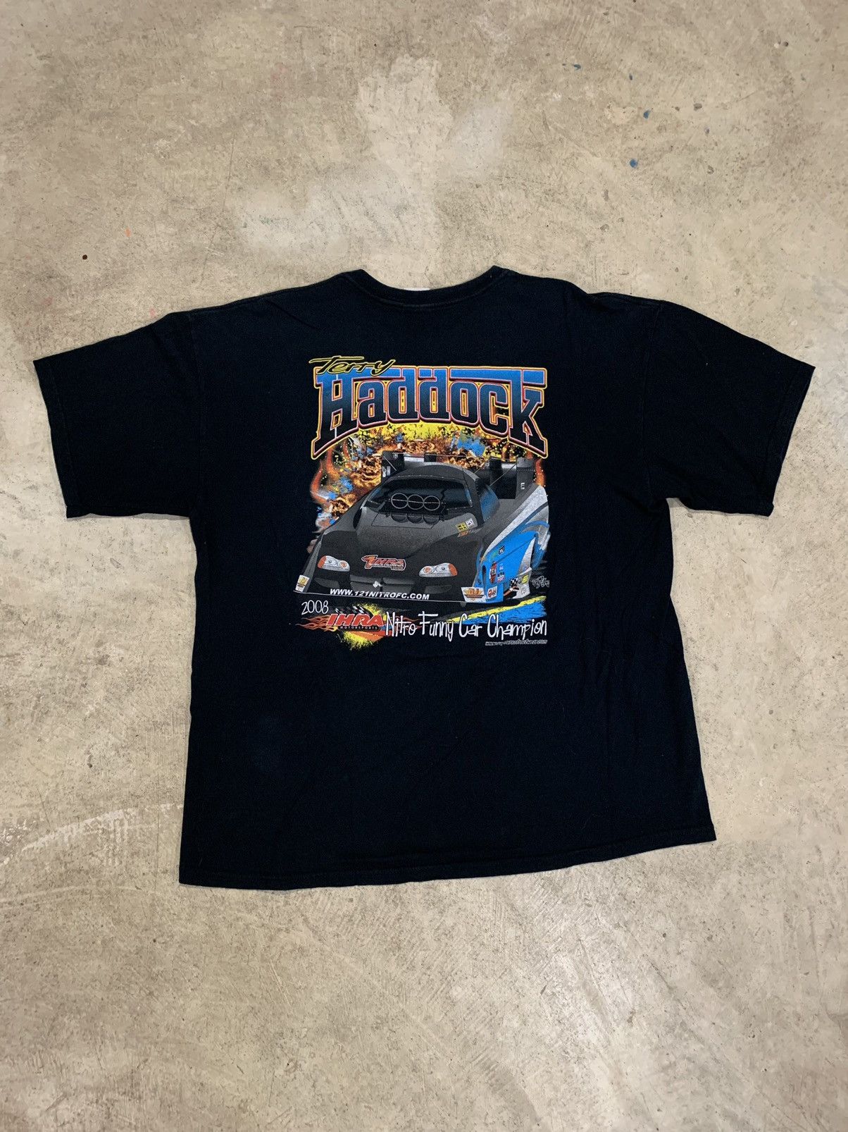 Racing × Vintage Vintage Y2K Terry Haddock Racing Championship Tee ...