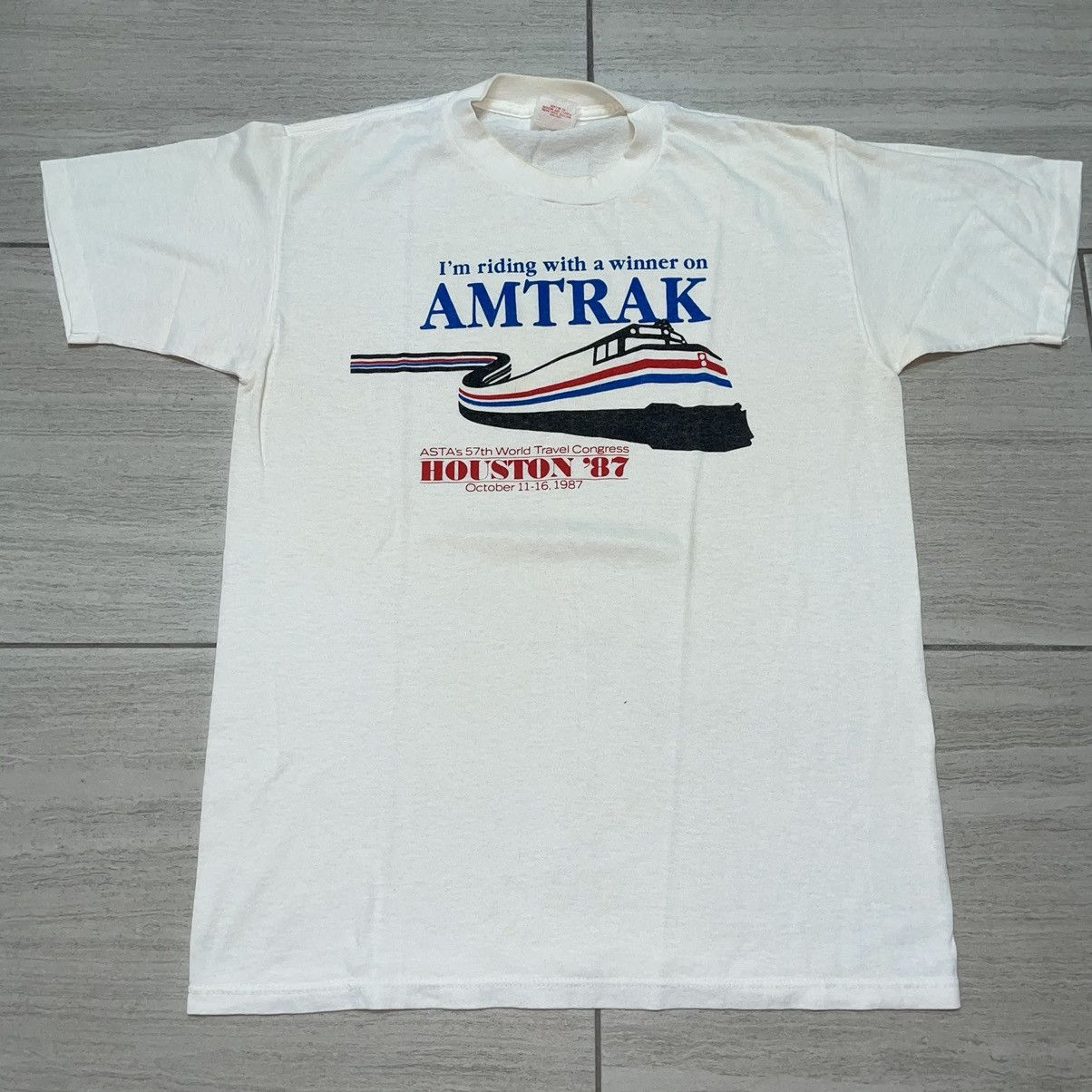 Vintage Amtrak 1987 Houston T-shirt | Grailed