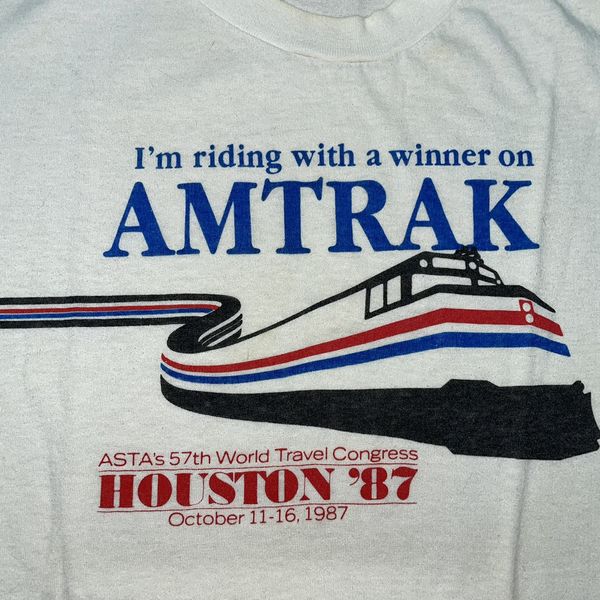 Vintage Amtrak 1987 Houston T-shirt | Grailed