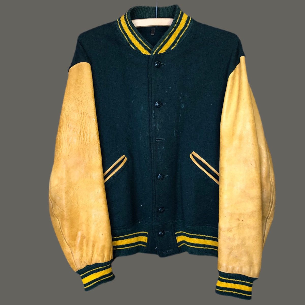 Varsity Jacket × Vintage Vintage 50s 60s Butwin Varsity Bomber Jacket ...