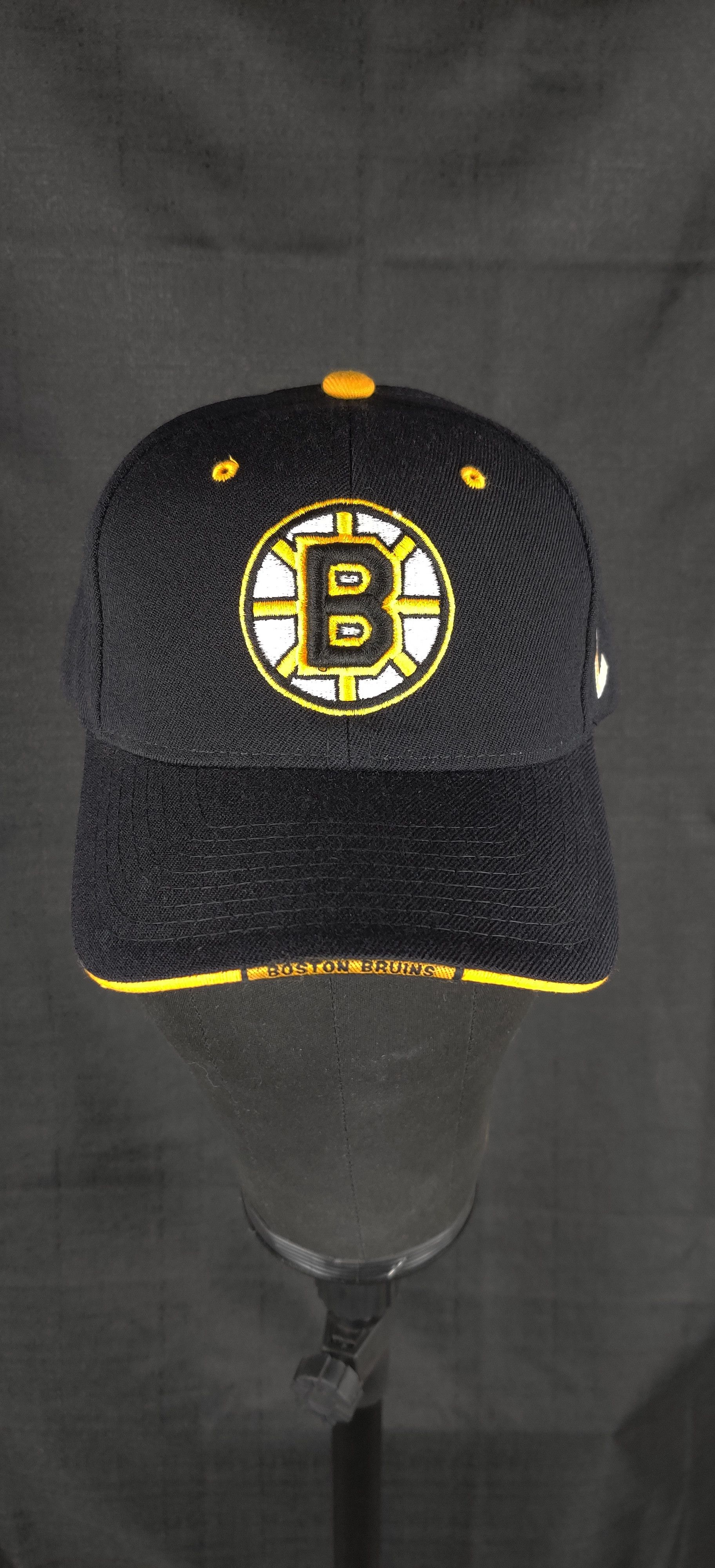 NHL 90's Boston Bruins Retro Logo Black NHL Hat | Grailed