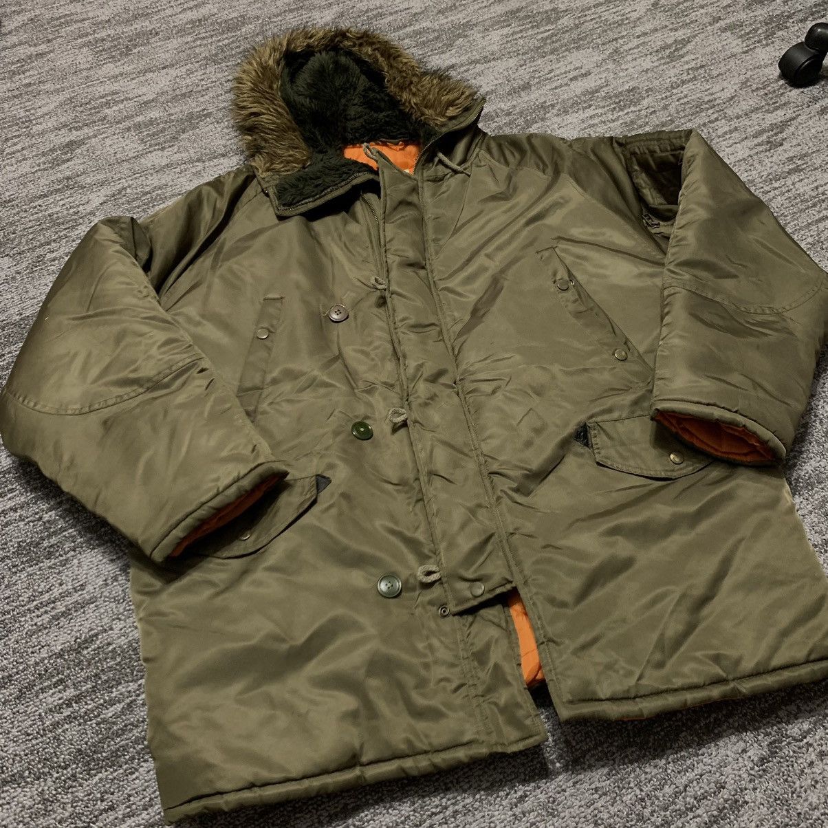 Alpha Industries Vintage military Miltec puffer coat type N-3B USA ...