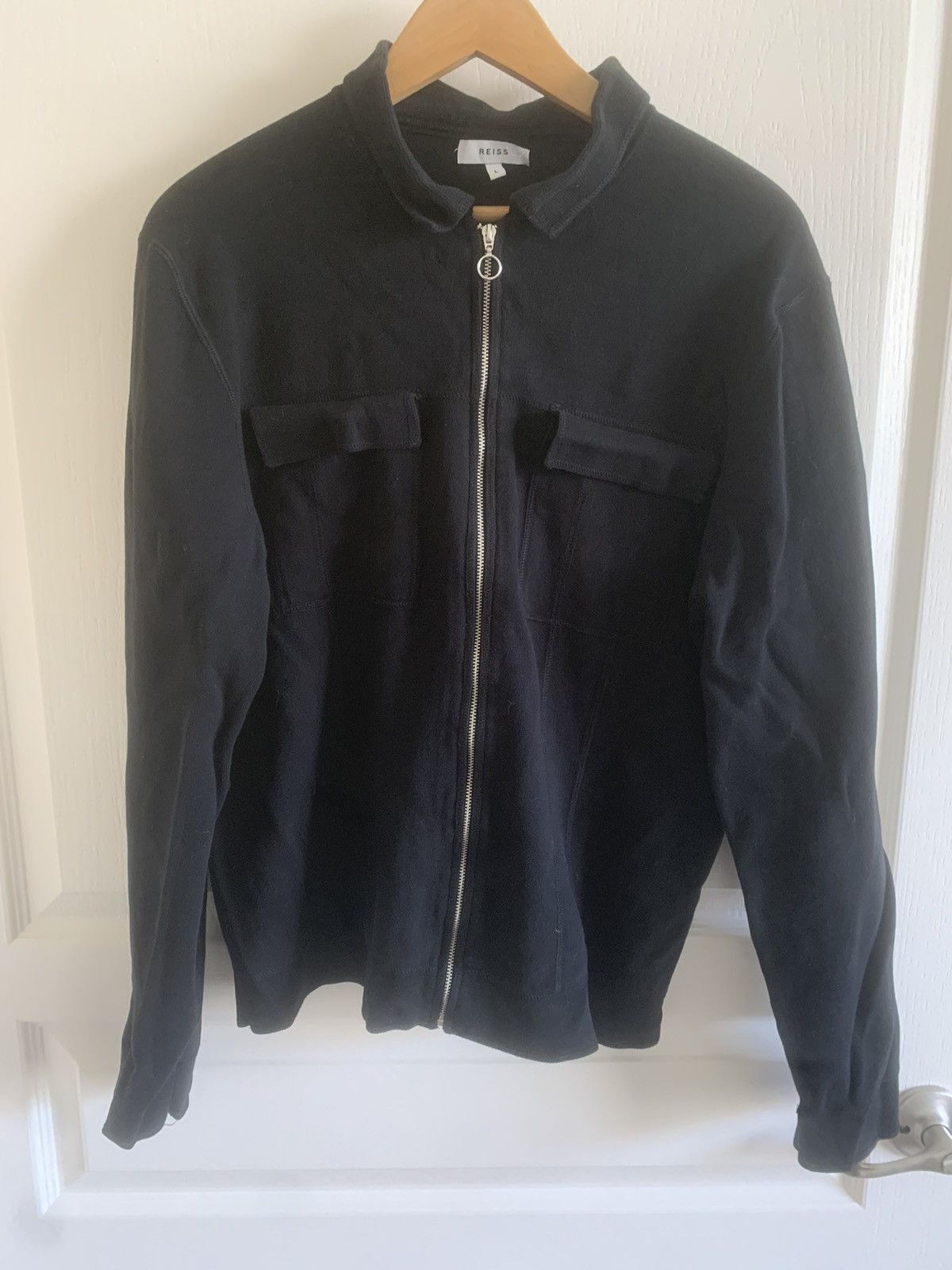 Reiss Final price: Reiss Black Sweater Zip | Grailed