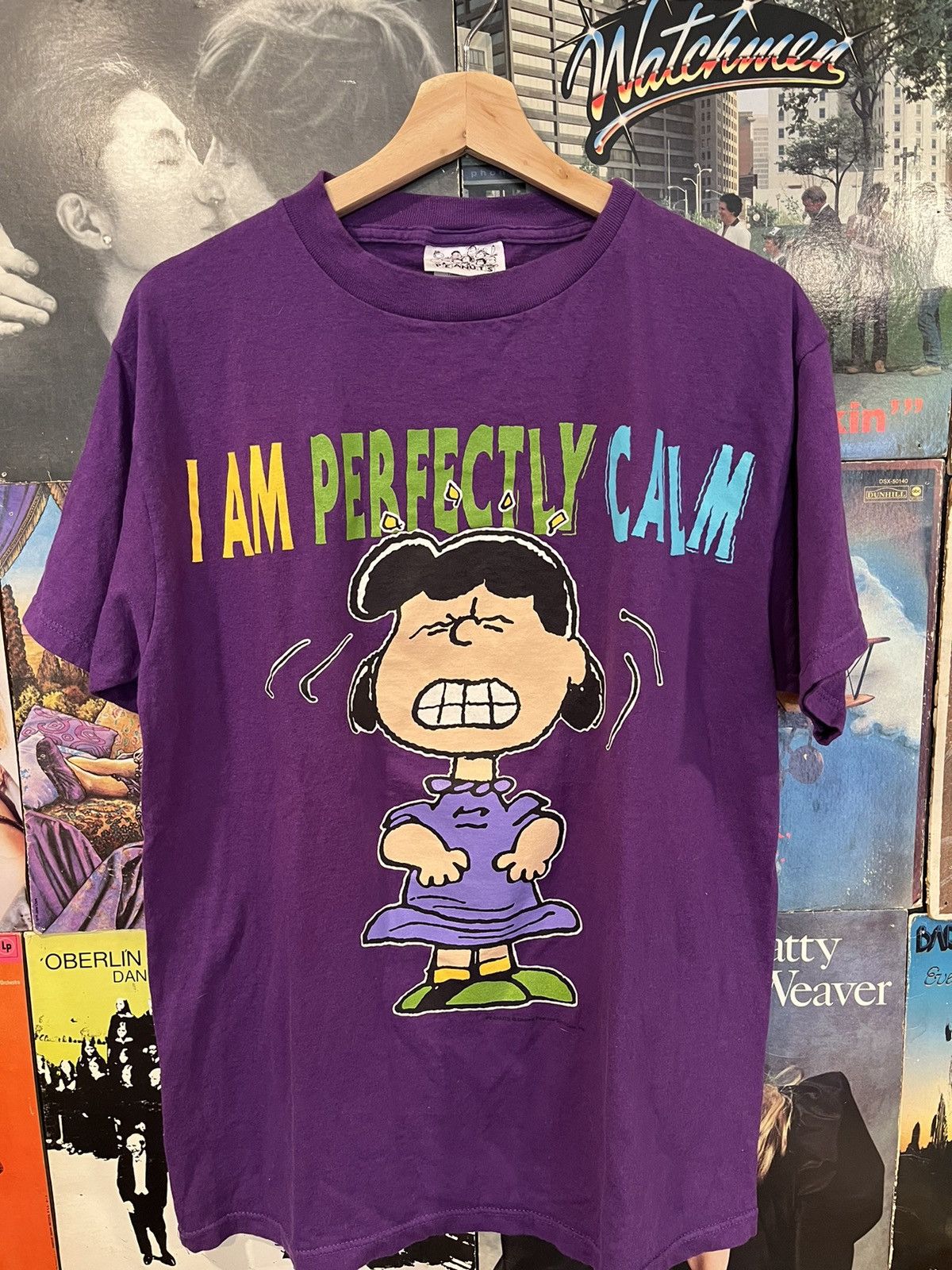 Peanuts × Vintage Vintage “I Am Perfectly Calm” Lucy Peanuts Tee | Grailed