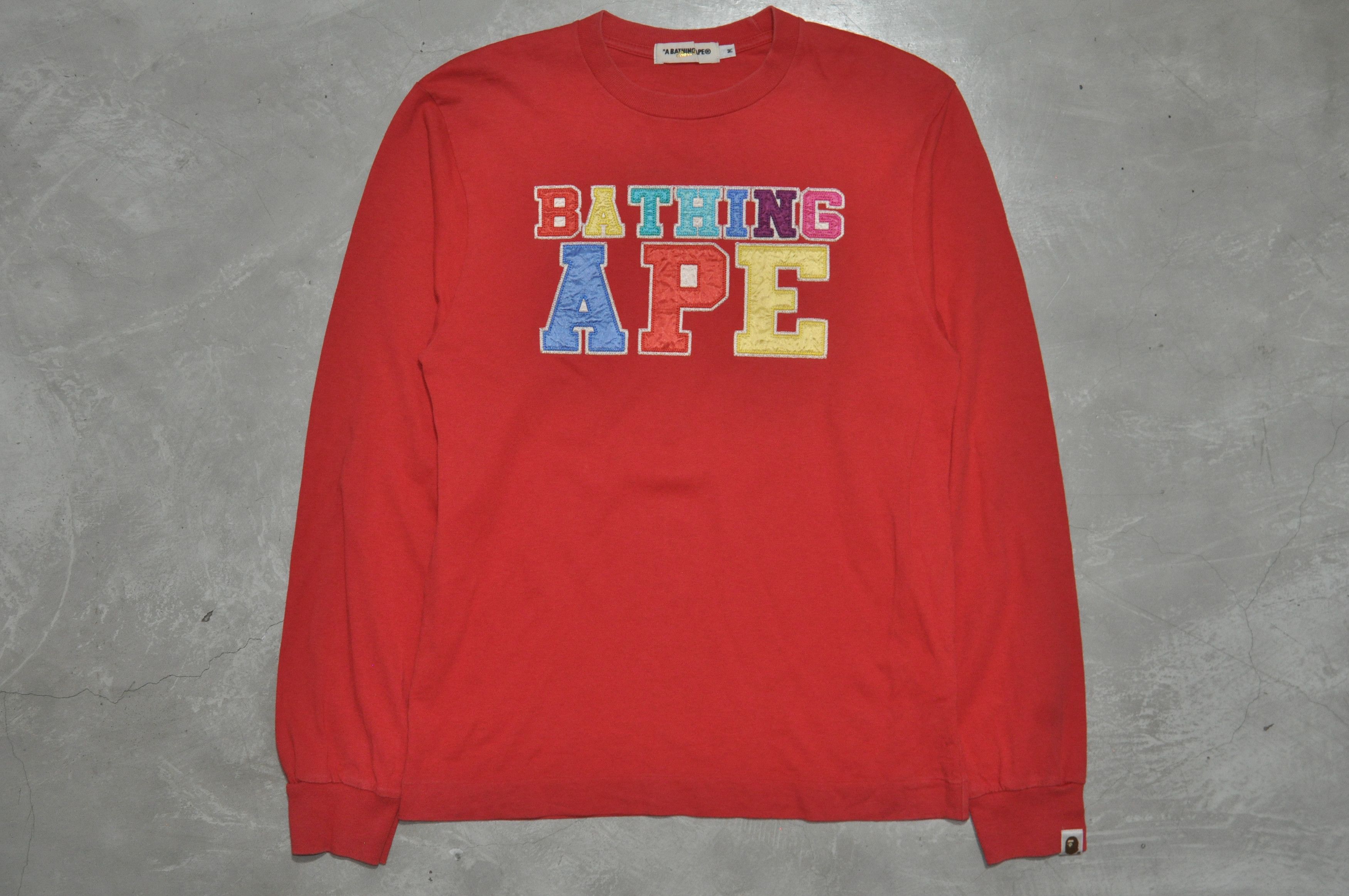 Bape Bape - Patches Logo Longsleeves | Grailed