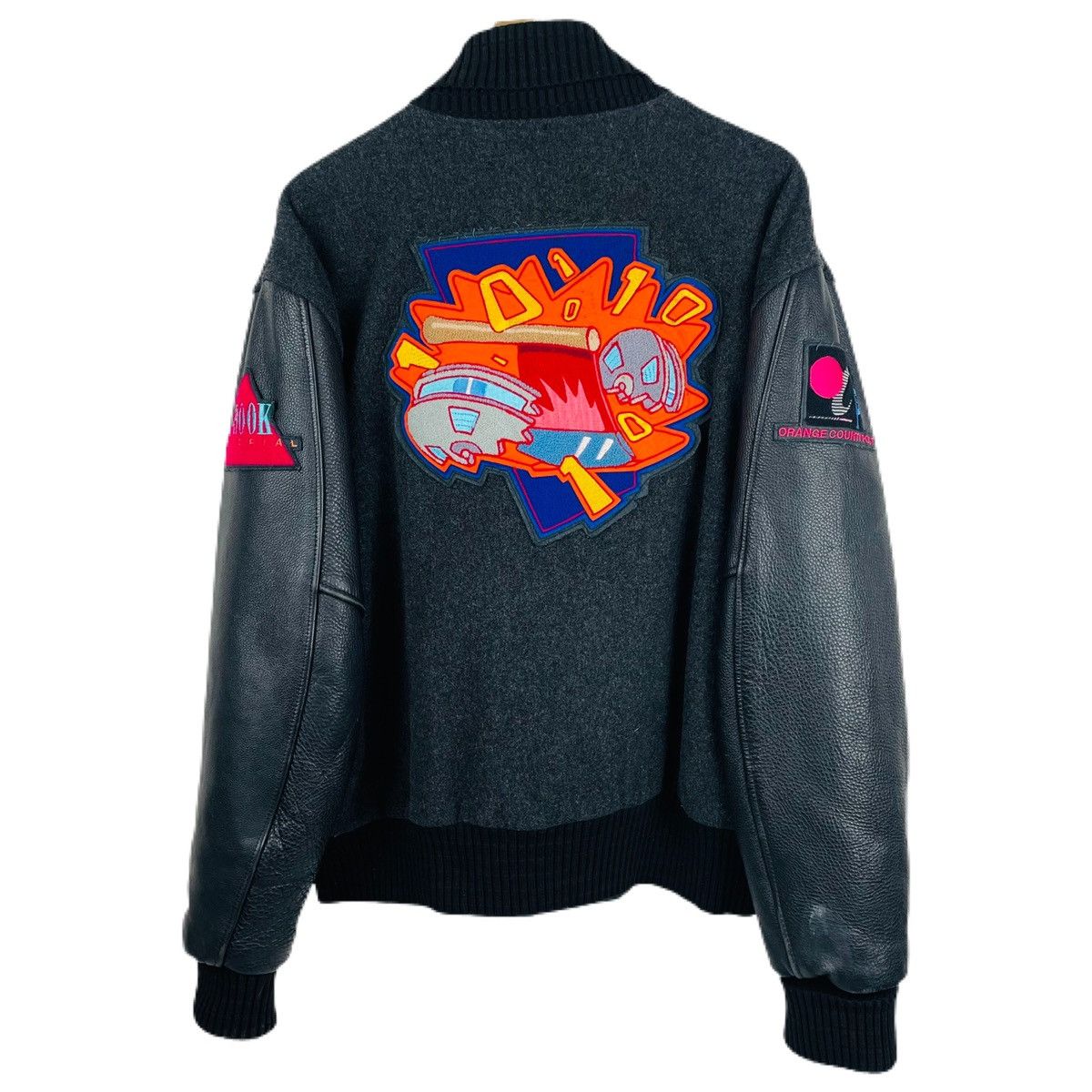 Varsity Jacket × Vintage Vintage 90s Varsity Letterman Film OC Post ...