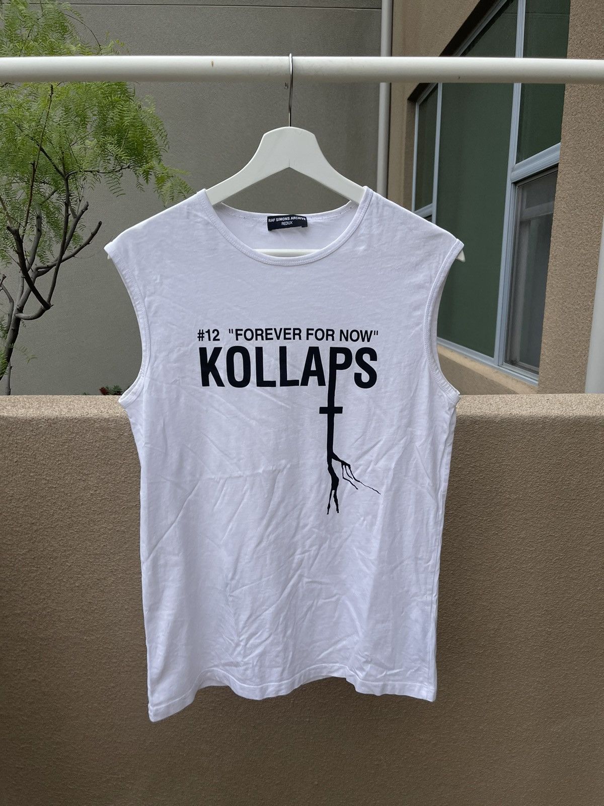 Raf Simons Kollaps Redux Sleeveless Tank Shirt | Grailed