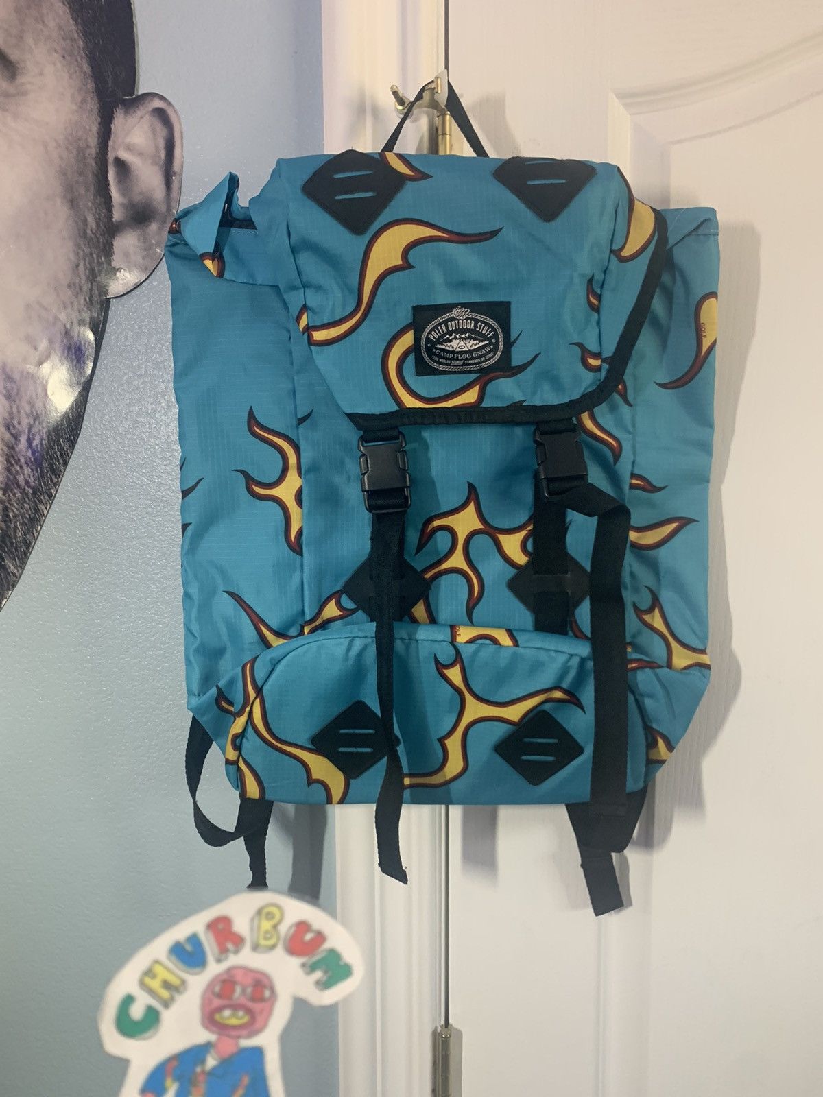 Golf Wang × Tyler The Creator Golf Wang Poler Flame Backpack | Grailed