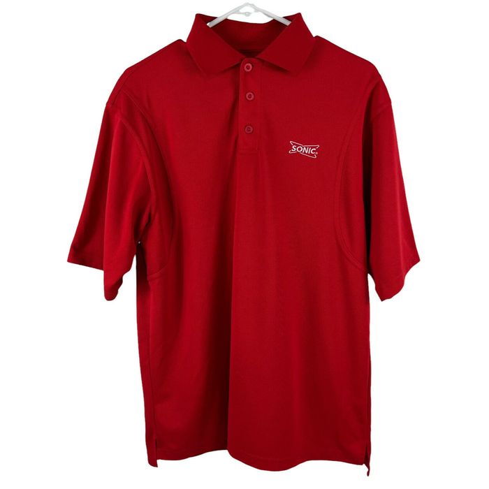 Other Sonic America's Drive In Employee Uniform Red Polo Shirt | Grailed