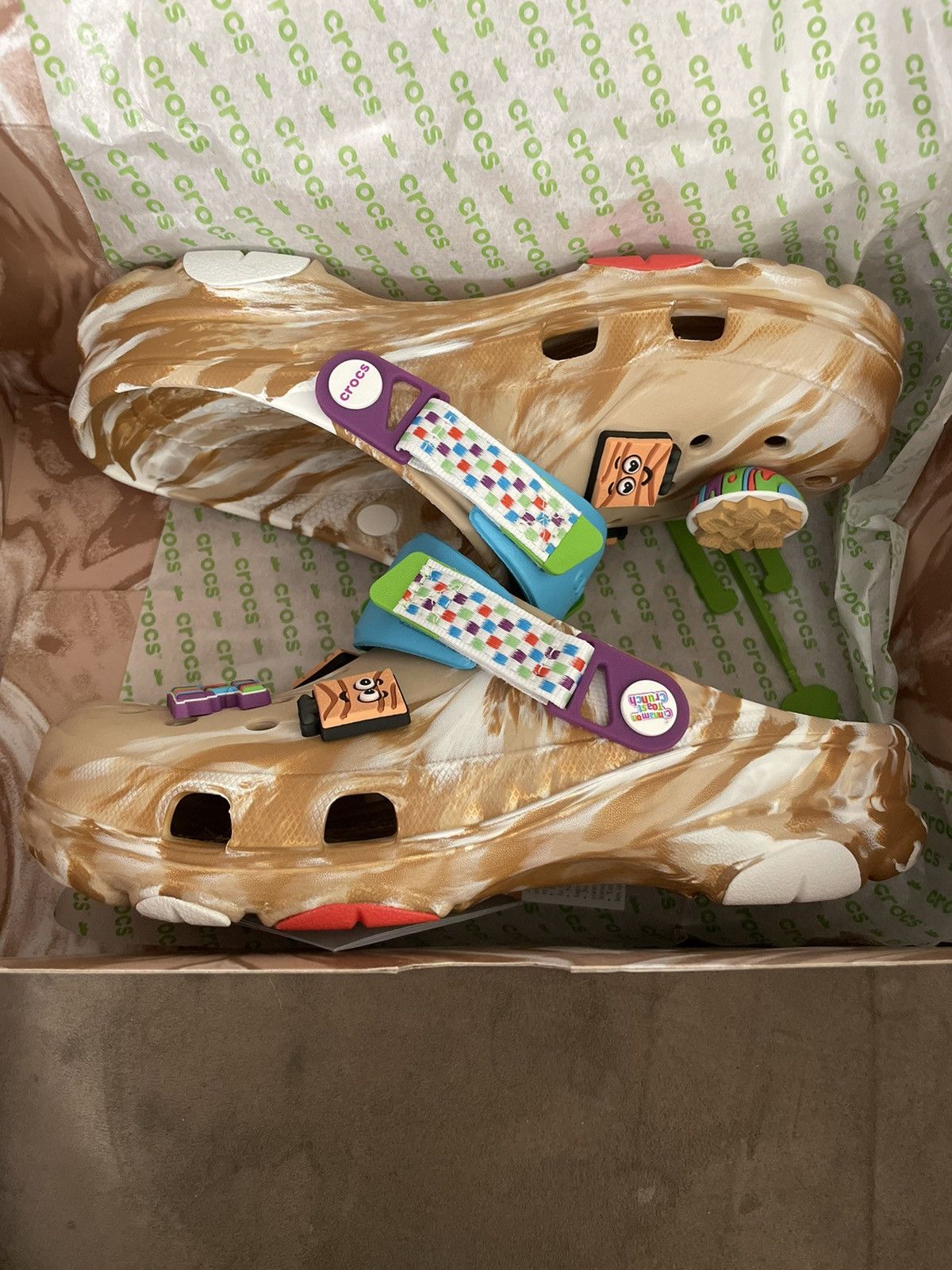 Crocs Cinnamon Toast Crunch x crocs collab | Grailed
