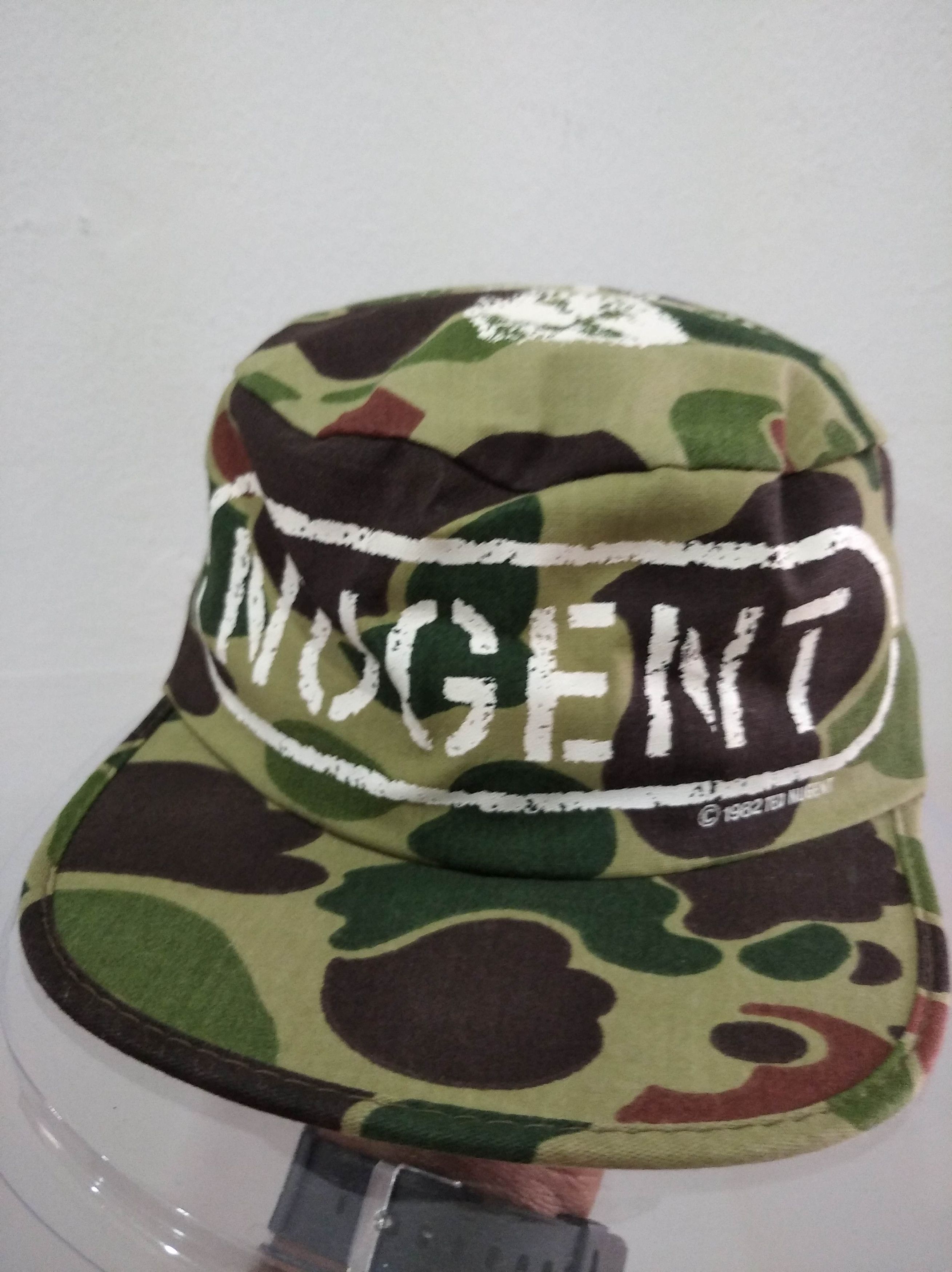 Band Tees Vintage ted Nugent 1982 camo hats cap | Grailed