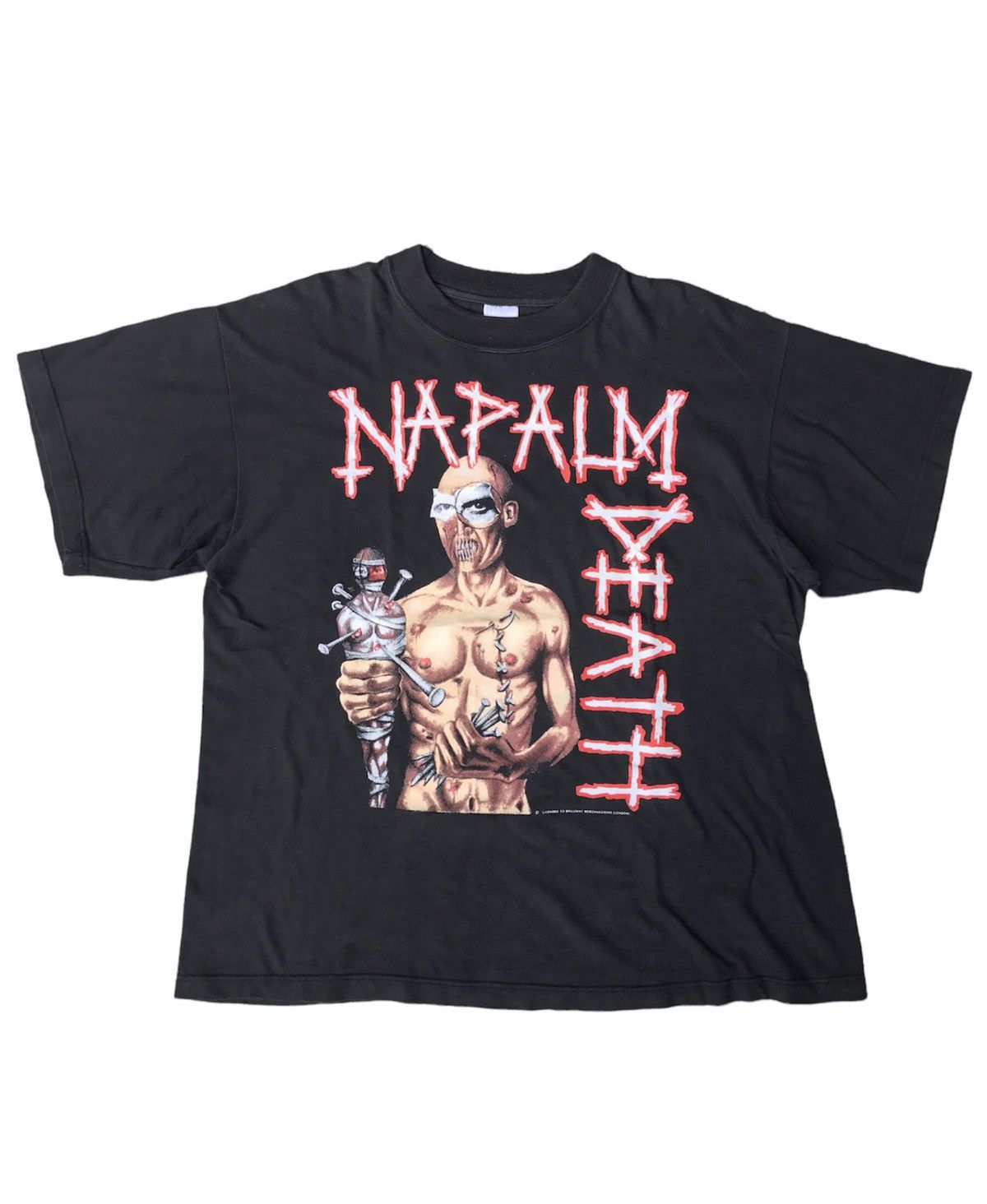 Band Tees × Vintage Vintage Napalm Death Travis Barker style | Grailed