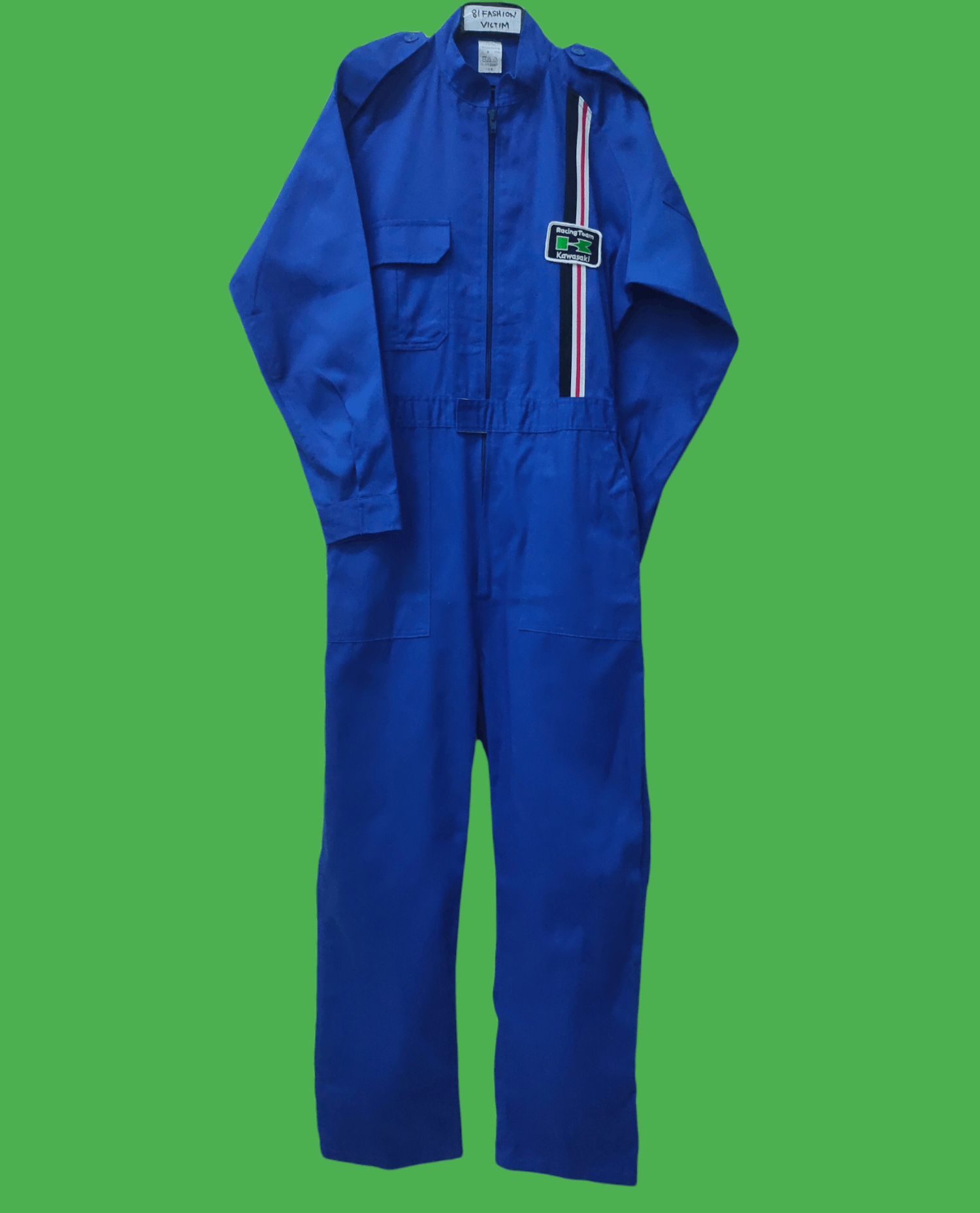 Japanese Brand Kawasaki Vintage Racing Team Mechanic Overall Jumpsuit ...