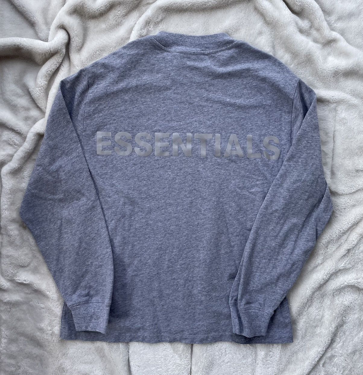 Fear of God Essentials Back Logo Longsleeve | Grailed