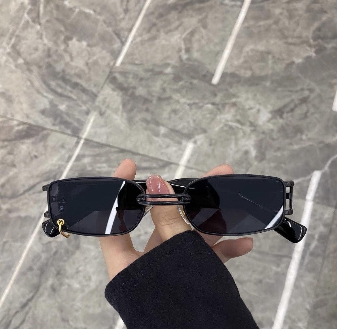 Designer × Streetwear × Vintage Vintage square frame sunglasses | Grailed