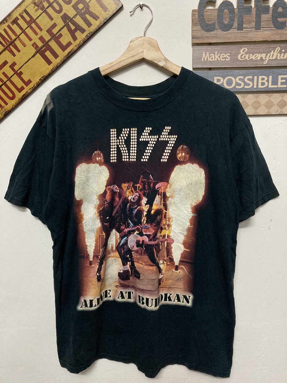 Band Tees × Kiss × Kiss Band Vintage 2003 Kiss Alive At Band Tees × Kiss × Kiss Band Vintage 2003 Kiss Alive At