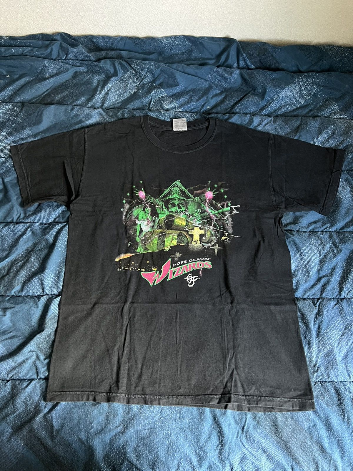 G59 Records GRIME FIENDS DOPE DEALIN WIZARDS TEE | Grailed